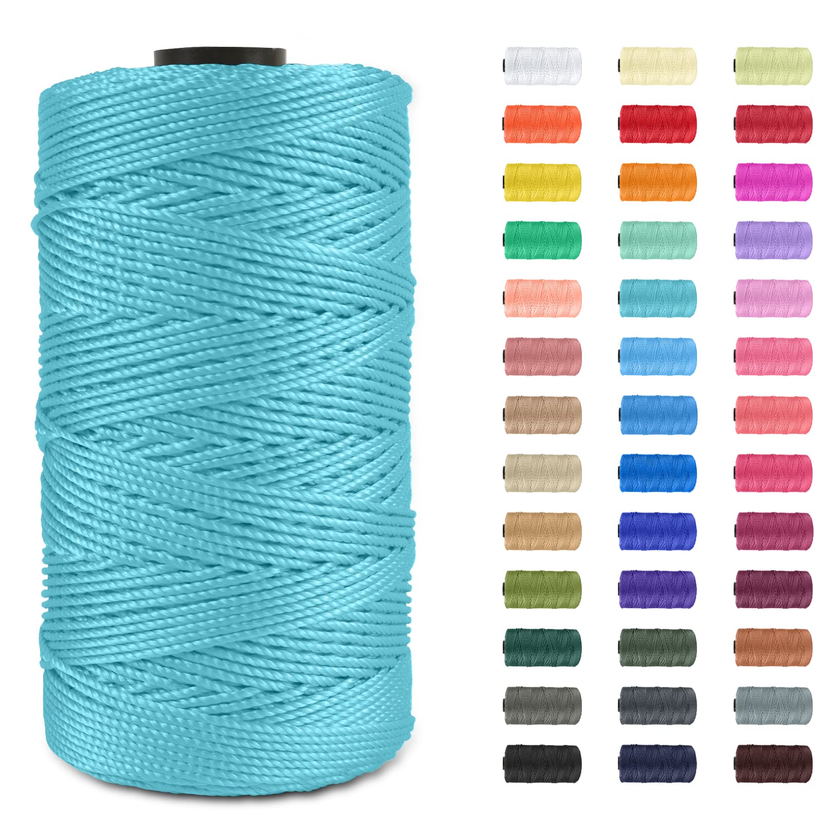 Amazon.com: JeogYong Polypropylene Macrame Cord 1.5mm x 656 feet Thick ...