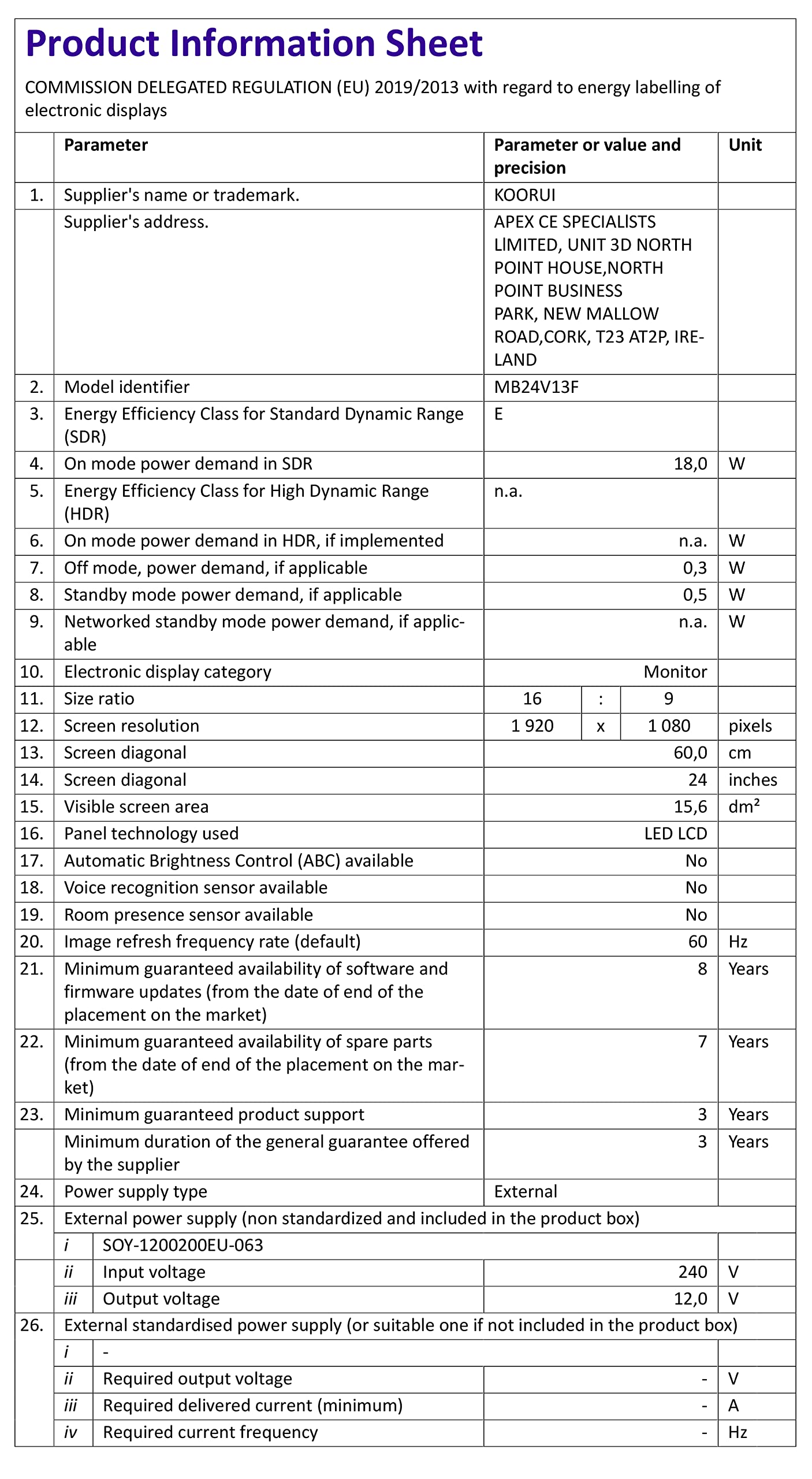 HTNZIRL 23.8 Inch Computer Monitor Built in Speakers PC monitor IPS ...