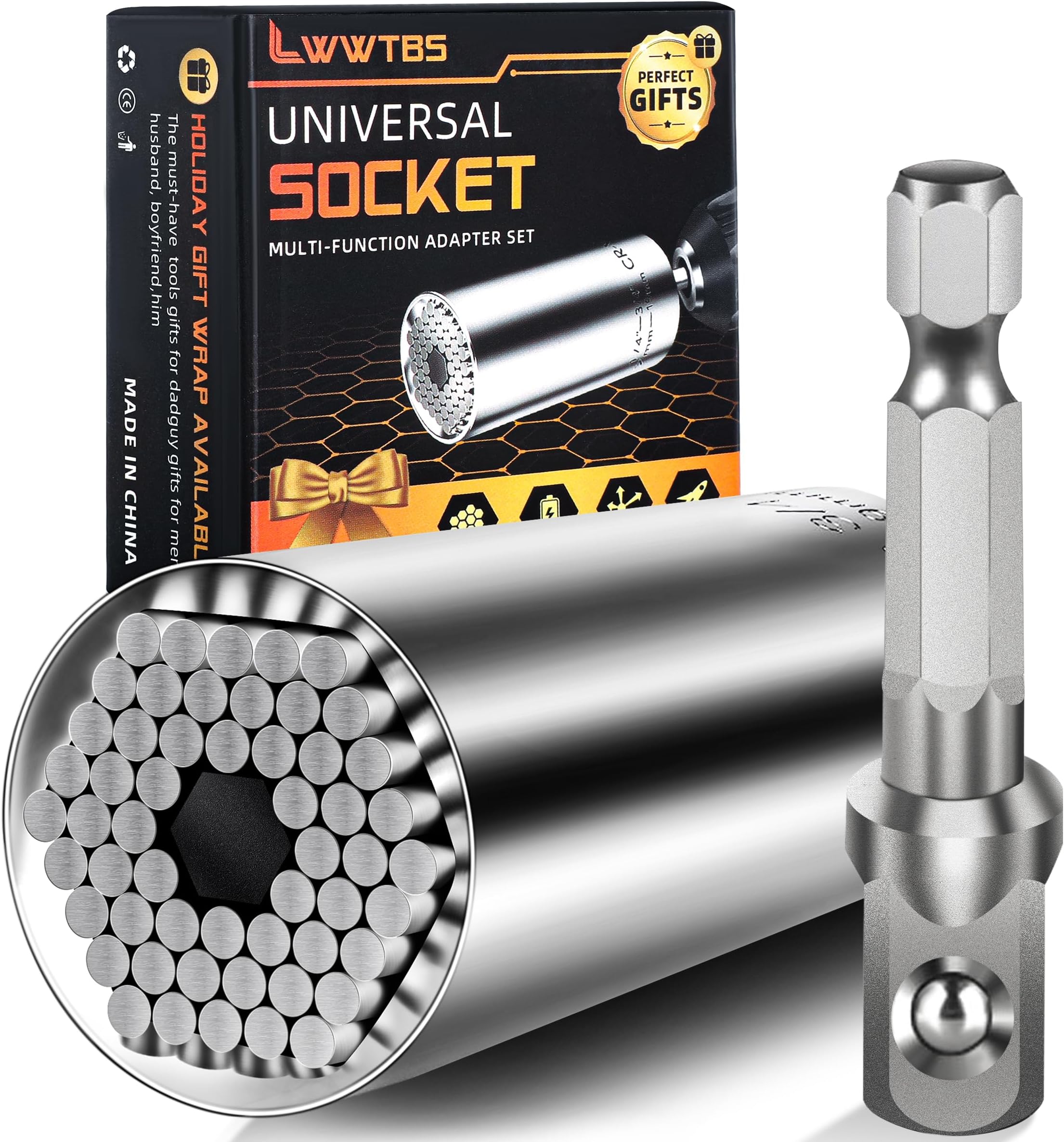 Universal Socket Set (11-32mm 7-19mm) Super Socket for Unscrew Any Bolt ...