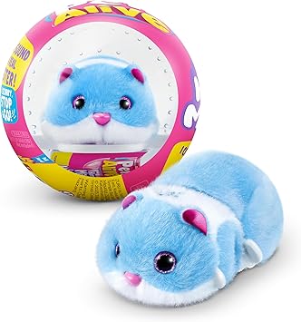 Electronic hamster with ball, sounds, and smart sensing