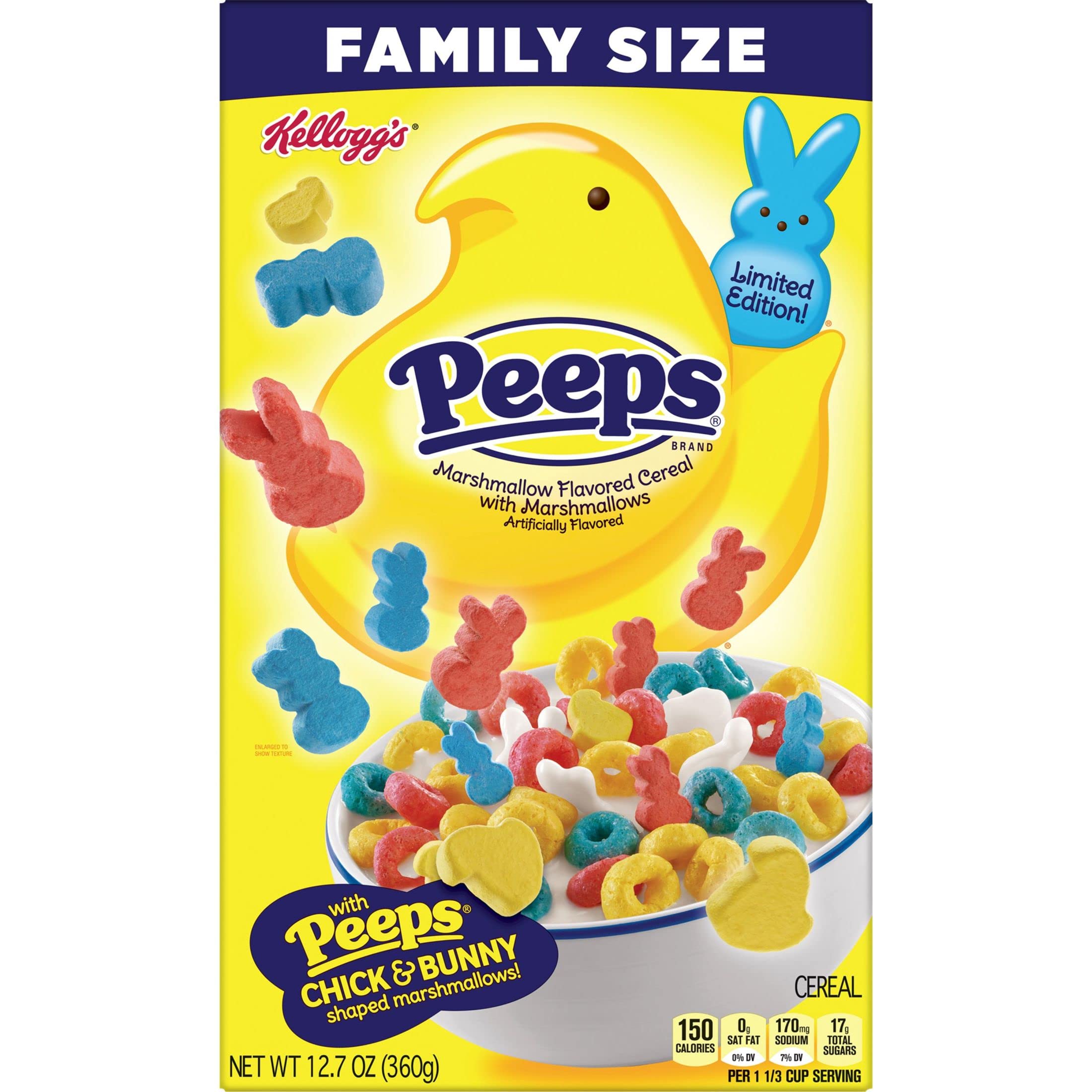 Snapklik.com : Peeps Breakfast Cereal, 8 Vitamins And Minerals, Kids ...