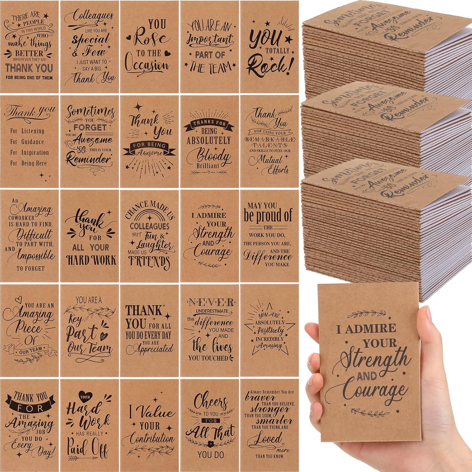 Amazon.com : Estune 100 Pcs Religious Notepads Christian Gifts Bulk ...