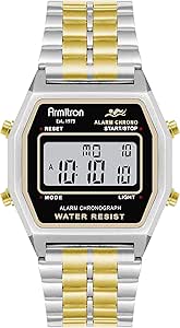 Amazon.com: Armitron Sport Retro Digital Chronograph Bracelet Watch, 40 ...