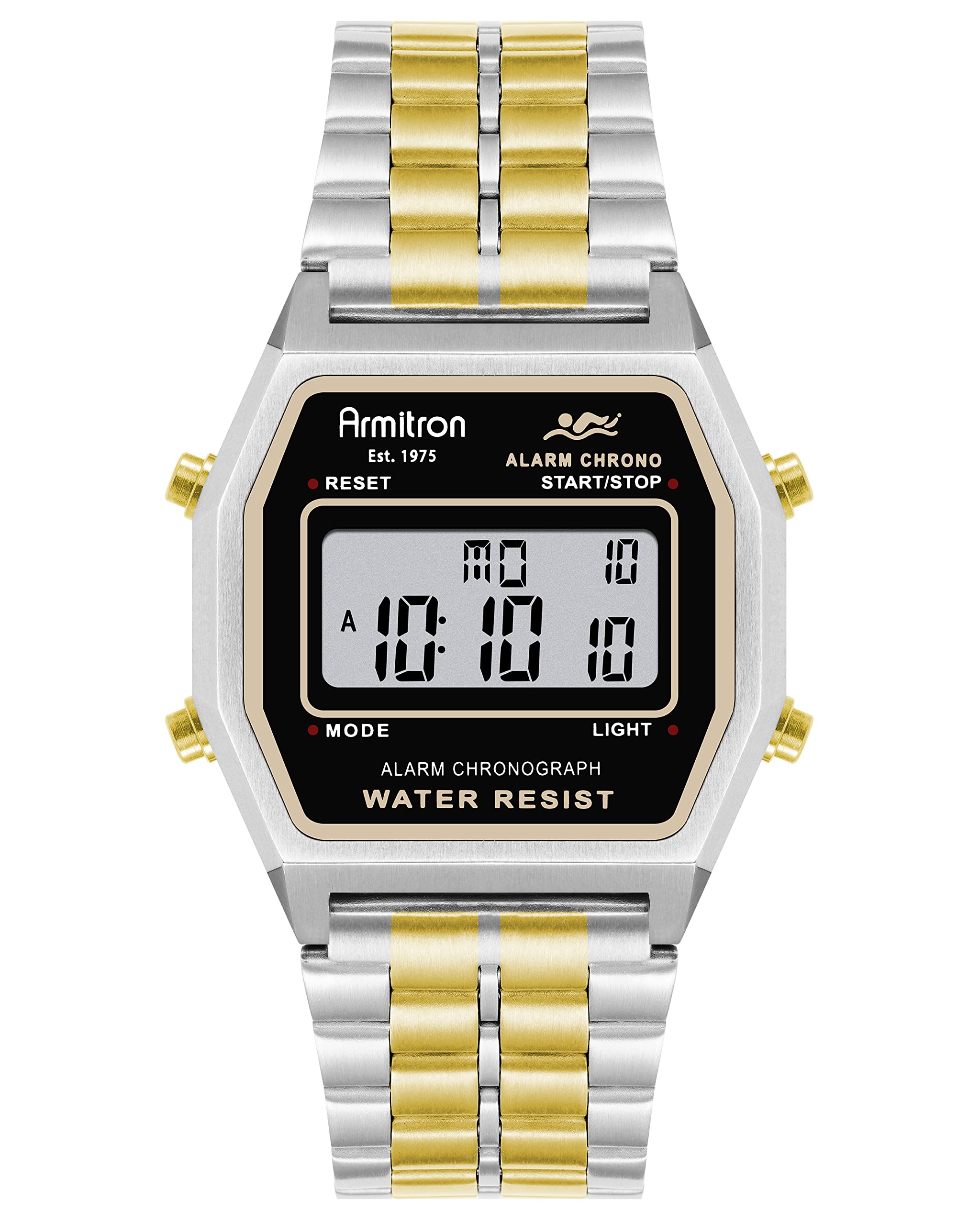 Amazon.com: Armitron Sport Retro Digital Chronograph Bracelet Watch, 40 ...