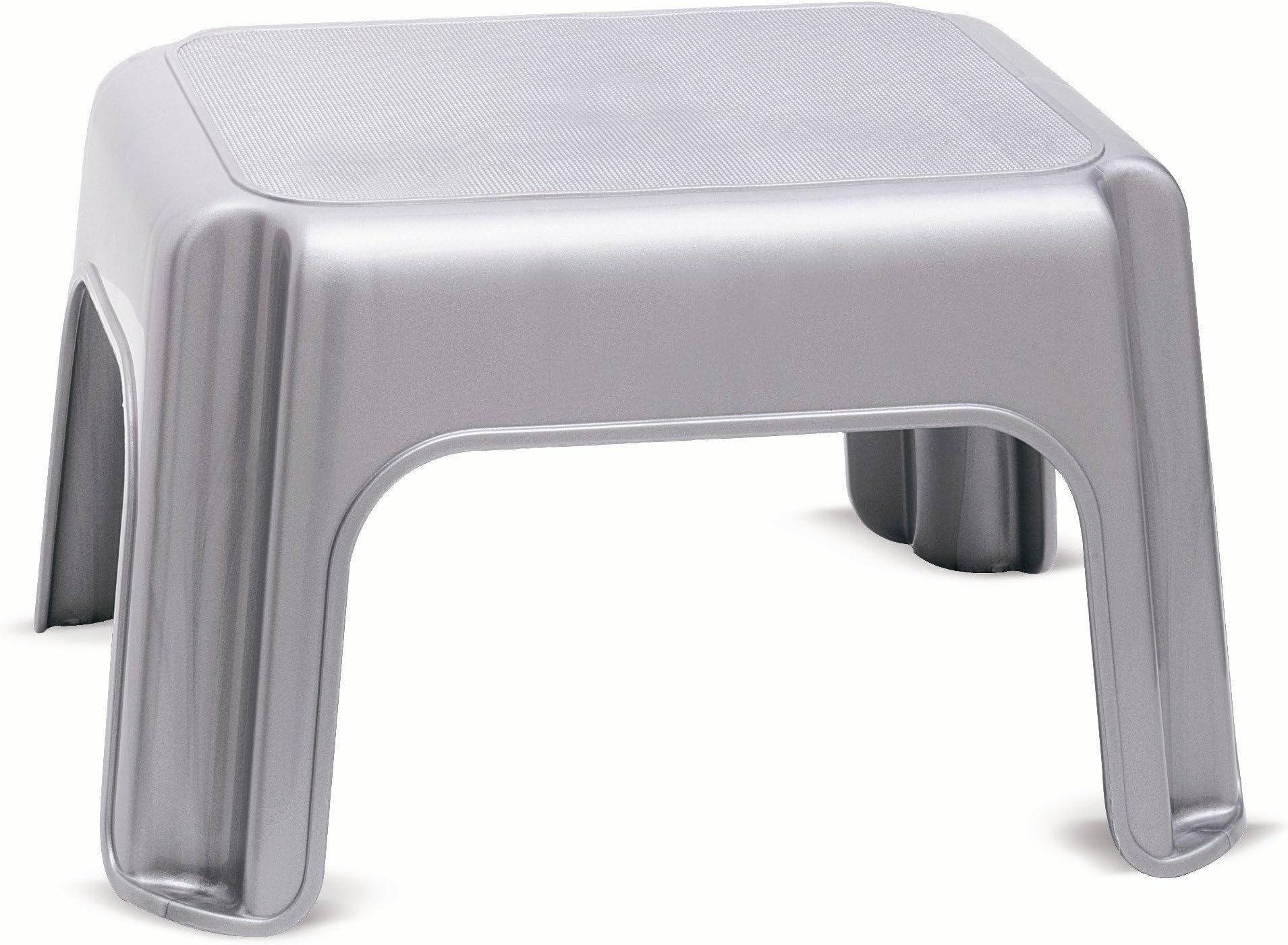 Addis Step Stool Solid, Metallic Silver, 1 510044 : Amazon.co.uk ...