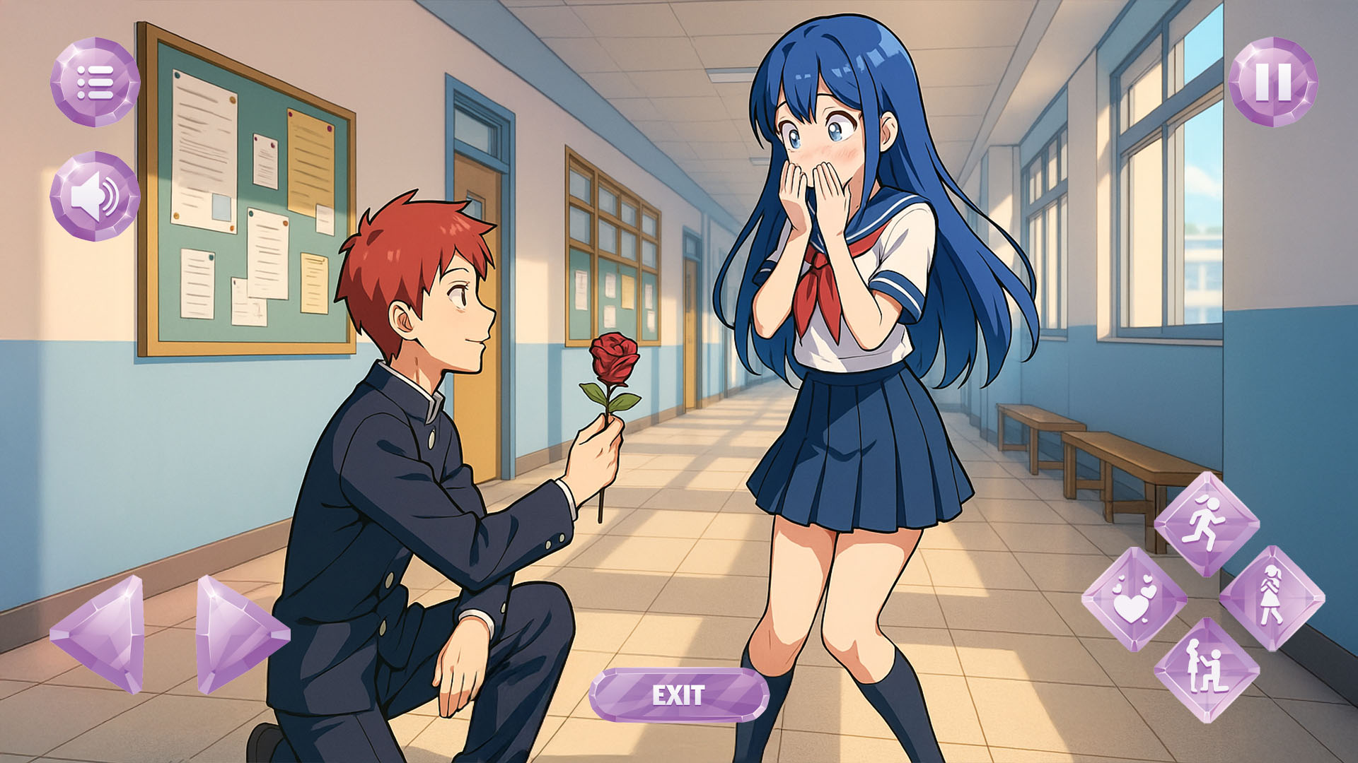 Sakura High School Simulator: Anime Girl Life - Love Story Game - App ...