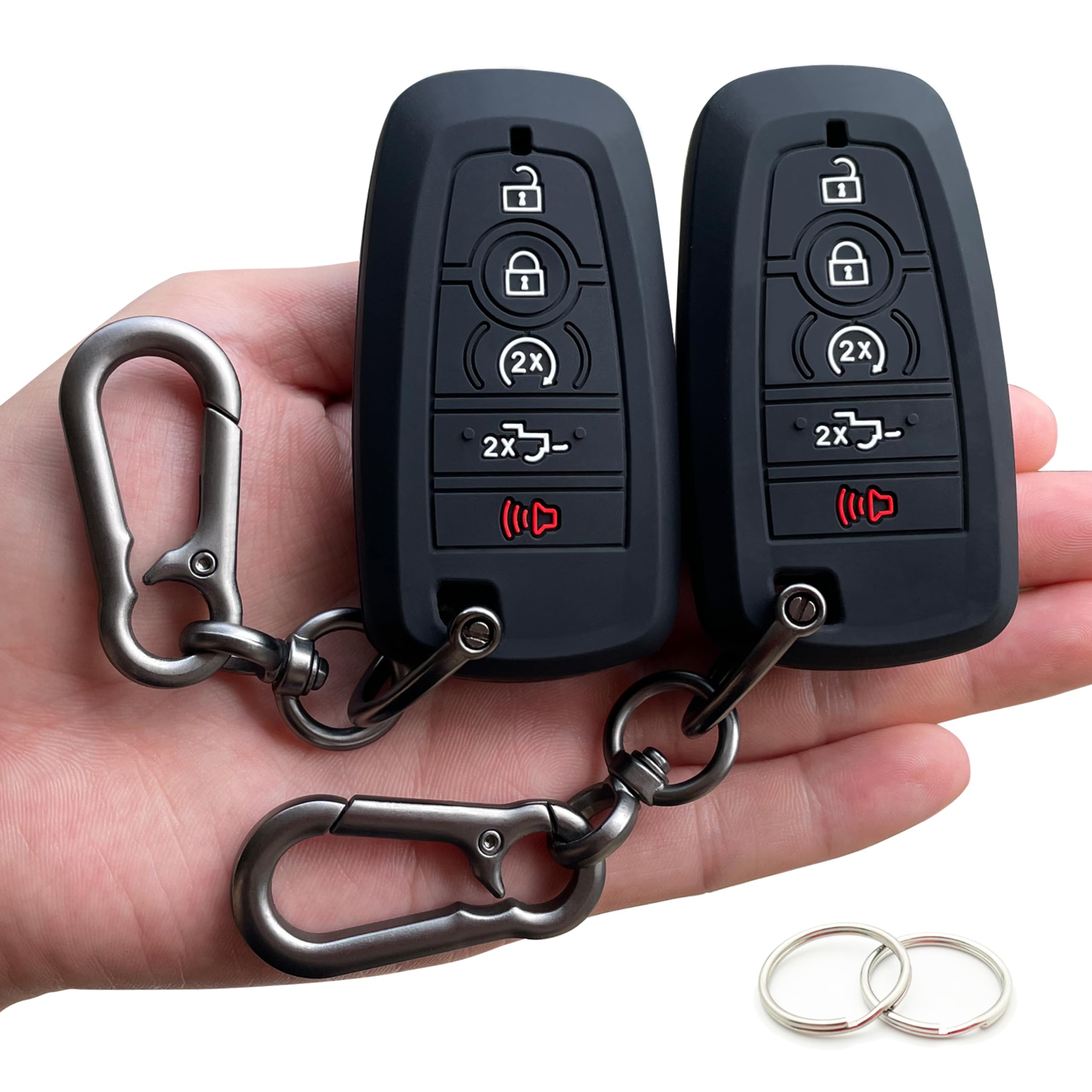 Amazon.com: TANDRIVE Key Fob Cover for 2025 2024-2017 Ford F150 F250 ...