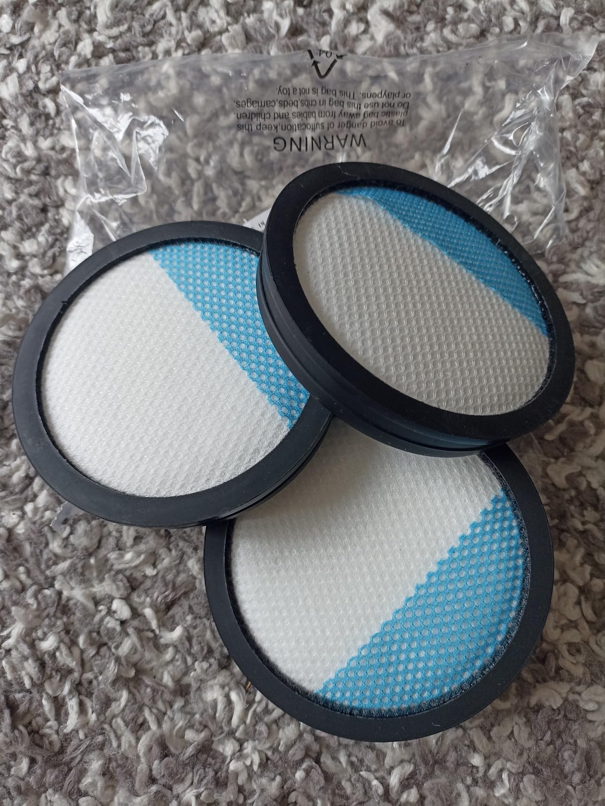 3PCS Filter for Ryobi 18V 1+ Cordless Stick Vacuum PCL720 PBLSV716 ...