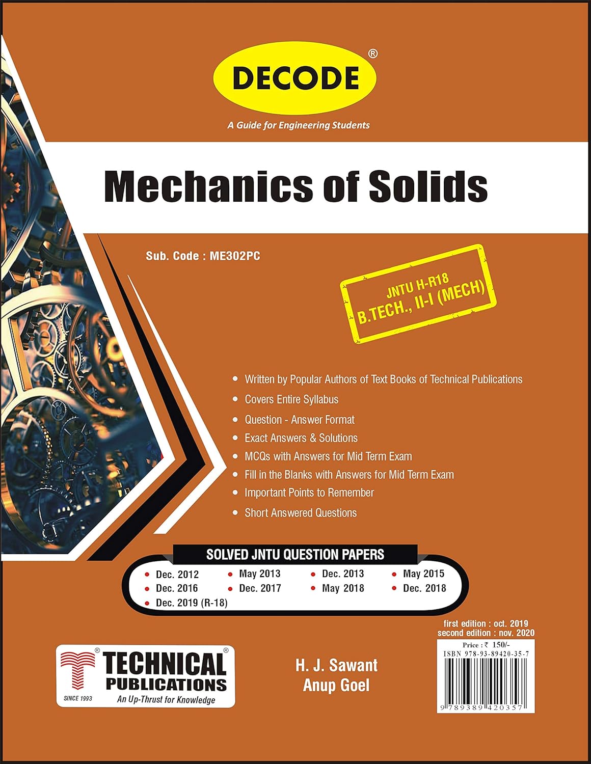 Decode - Mechanics of Solids for JNTU-H 18 Course (II - I - MECH ...