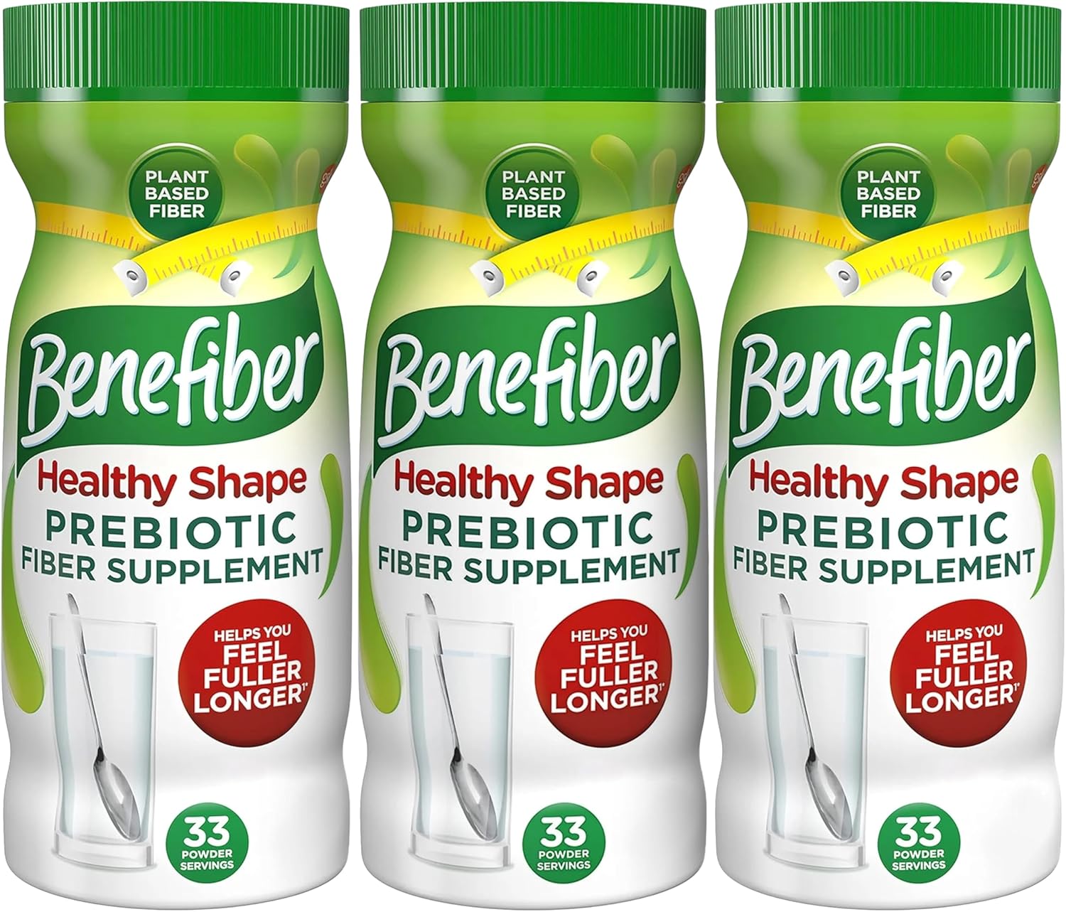 Amazon.com: Benefiber Healthy Shape Prebiotic Fiber Supplement Powder ...