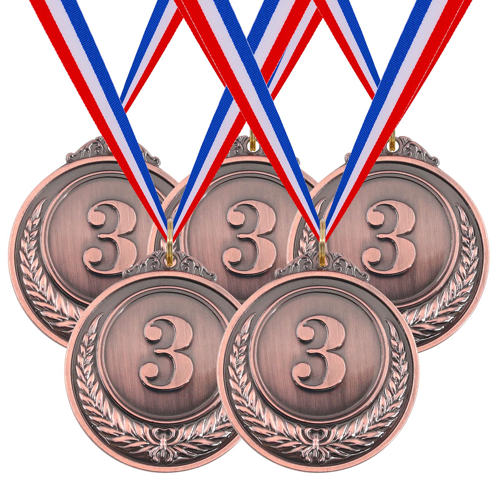 Snapklik.com : Hilitchi 5Pcs Bronze Award Medals - Olympic Style Winner ...