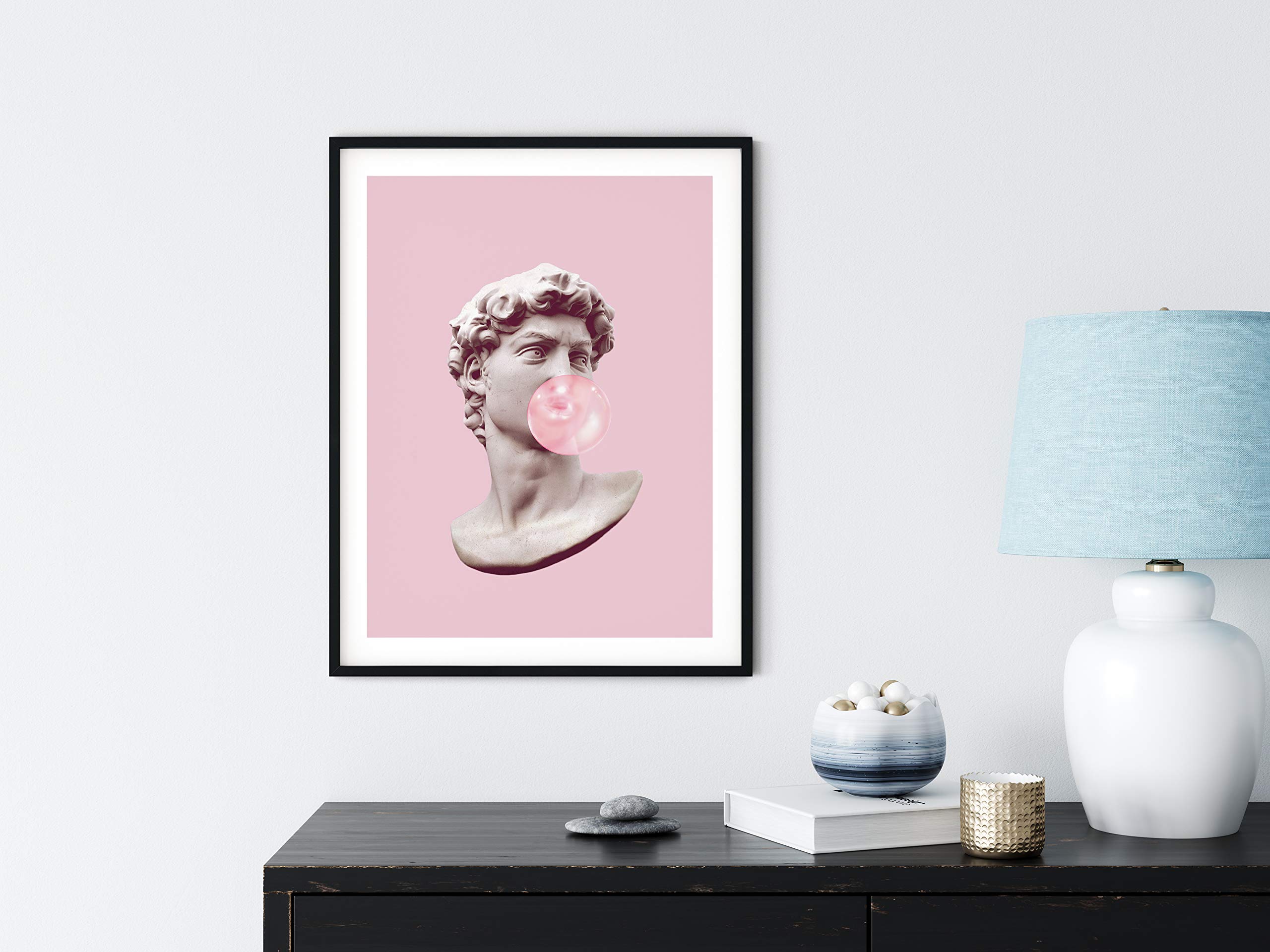 Gum Poster David Bubble Pop Art - By Haus and Hues | Pop Art Wall Decor ...