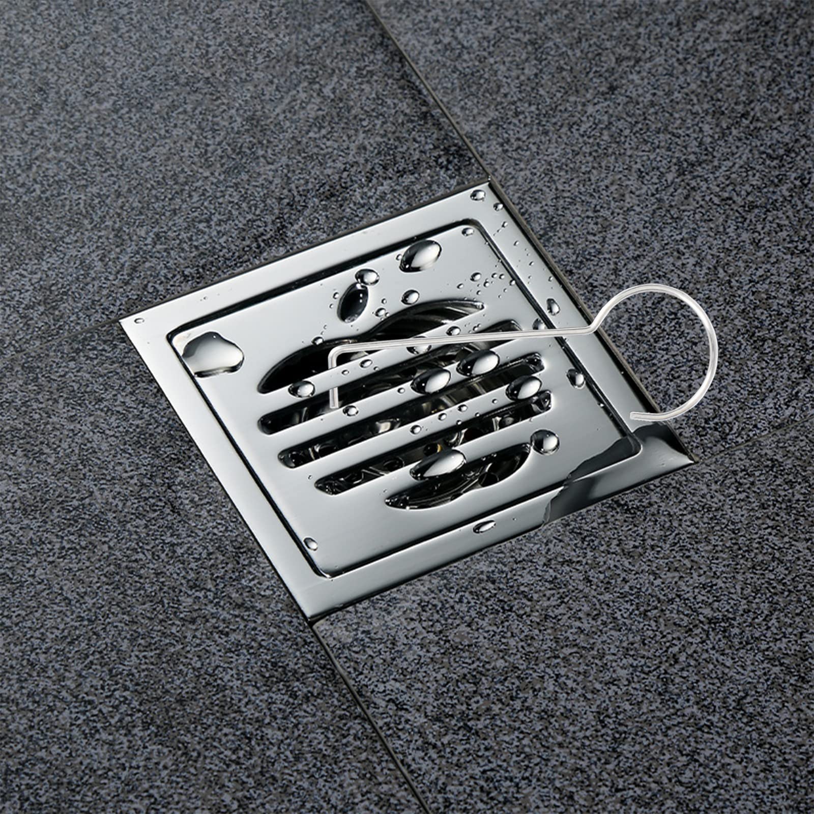 Snapklik.com : 8 Packs Drain Key And Adhesive Hook Stainless Steel ...