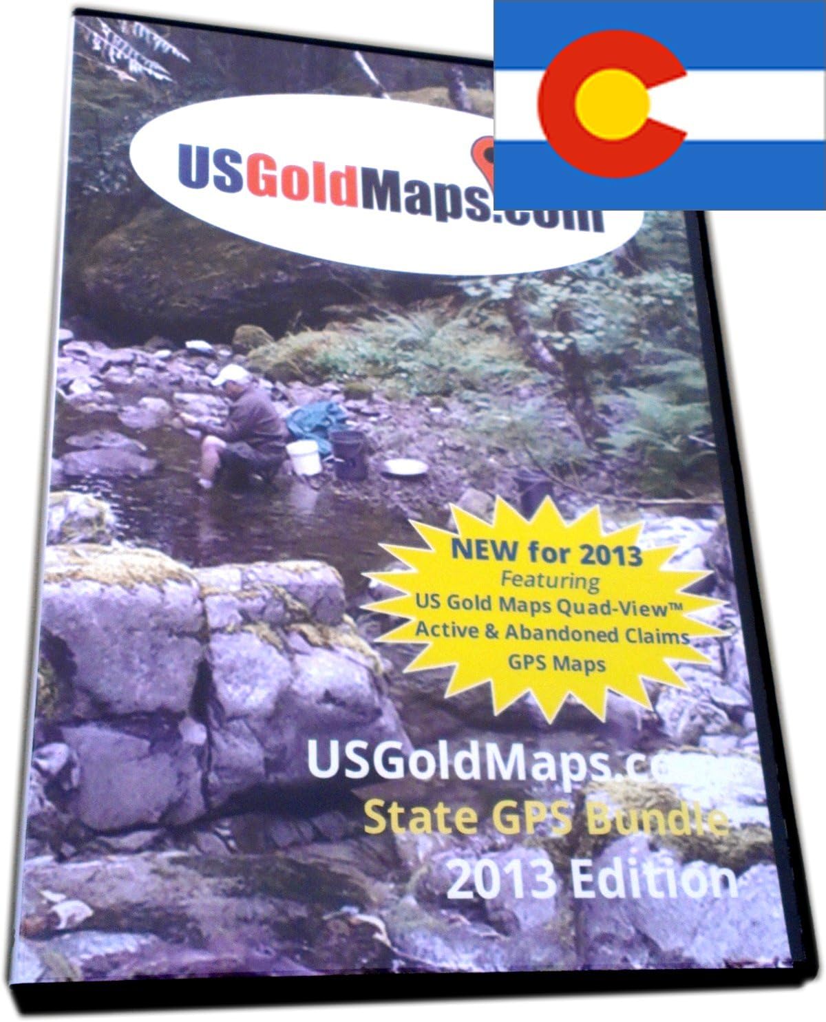 Amazon.com: ColoradoGPS Active & Abandoned Gold Claims + Federal USGM ...