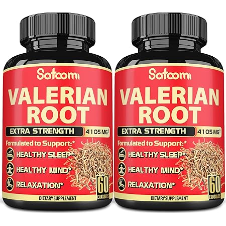 Amazon.com: Valerian Root Capsules Organic 1800mg, Natural Sleep Aid ...