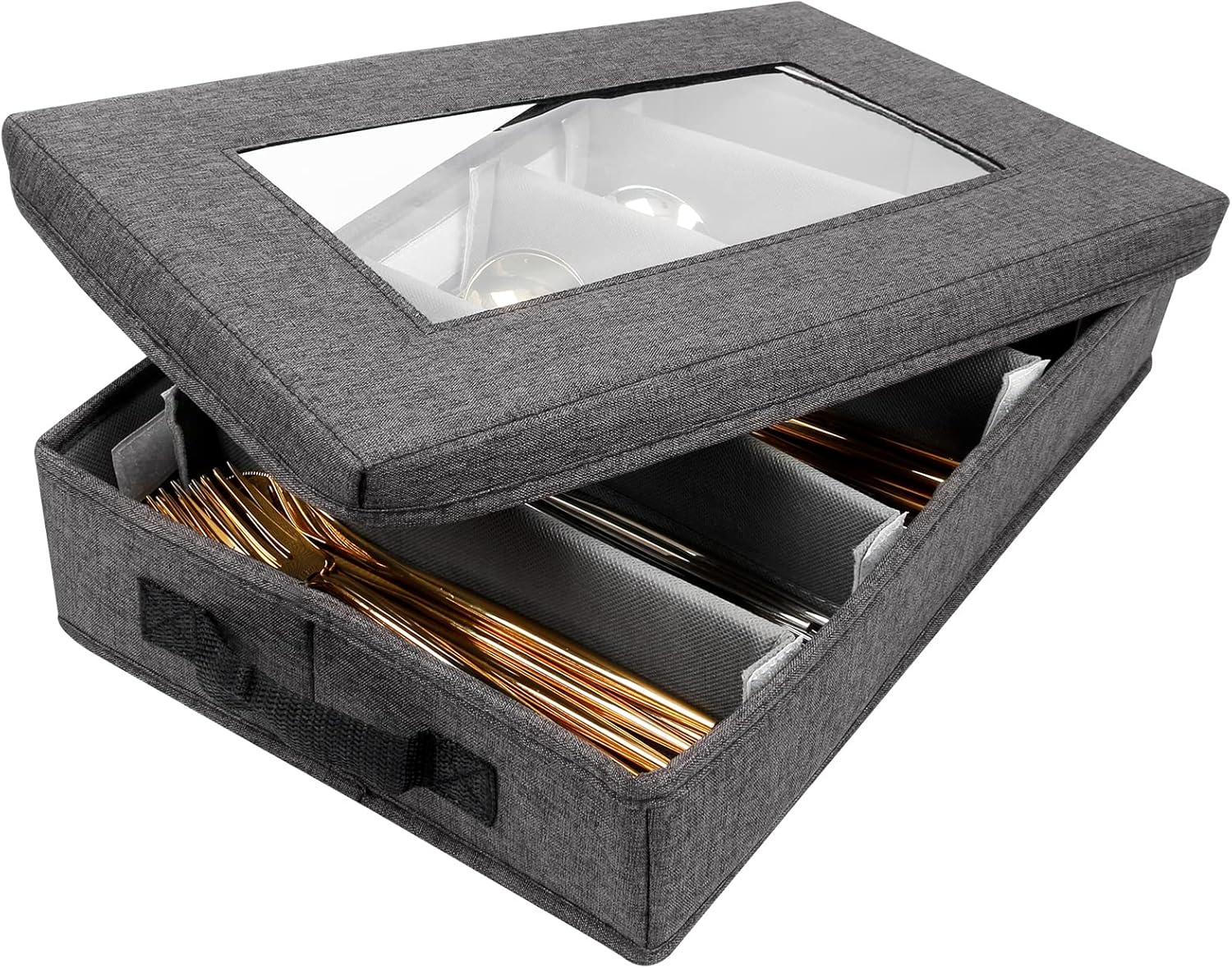 Amazon.com: Homelux Theory Silverware Storage box | 15"x10.3"x3" ULTRA ...