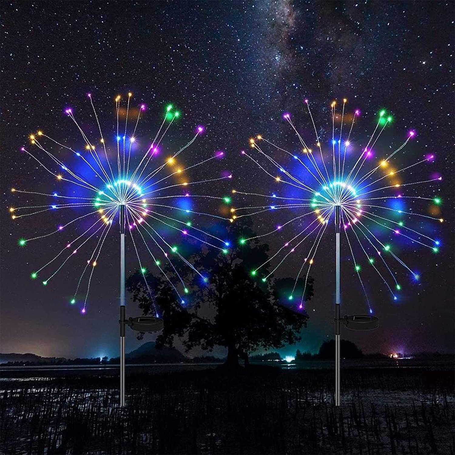 Solar Garden Lights, Outdoor Solar Decorative Lights Solar Firework ...