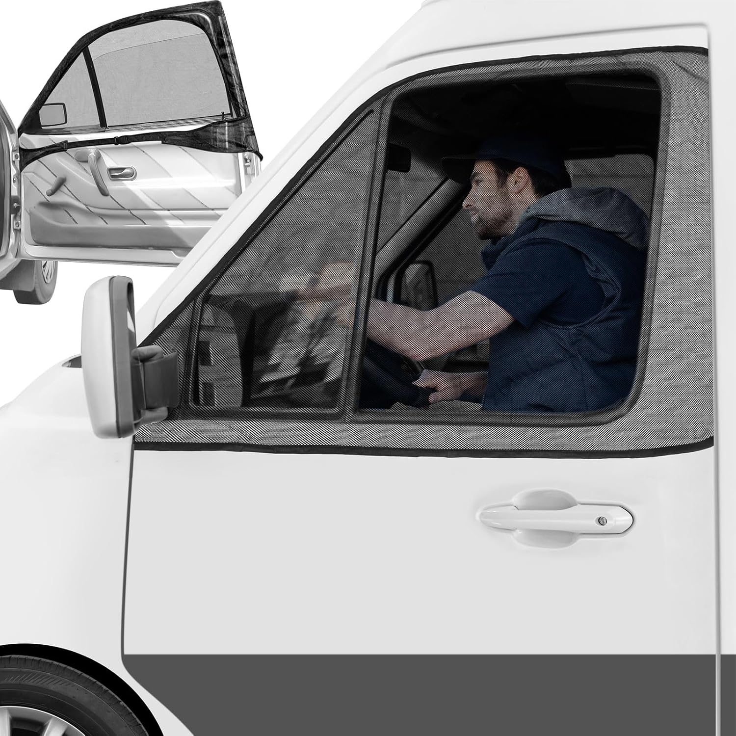 Amazon.com: Yahenda Van Window Bug Screen 47 x 33 Inches Universal Cars ...