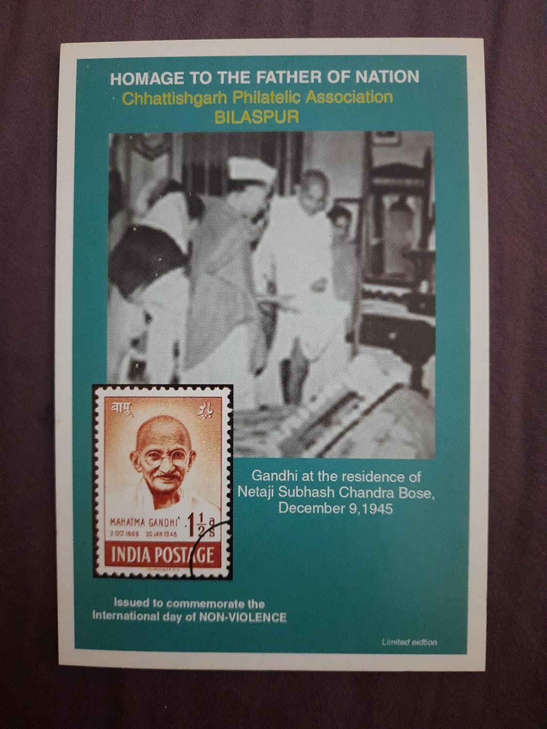 INDIGOCREATIVES Mahatma Gandhi at Subhash Chandra Bose Residence with ...