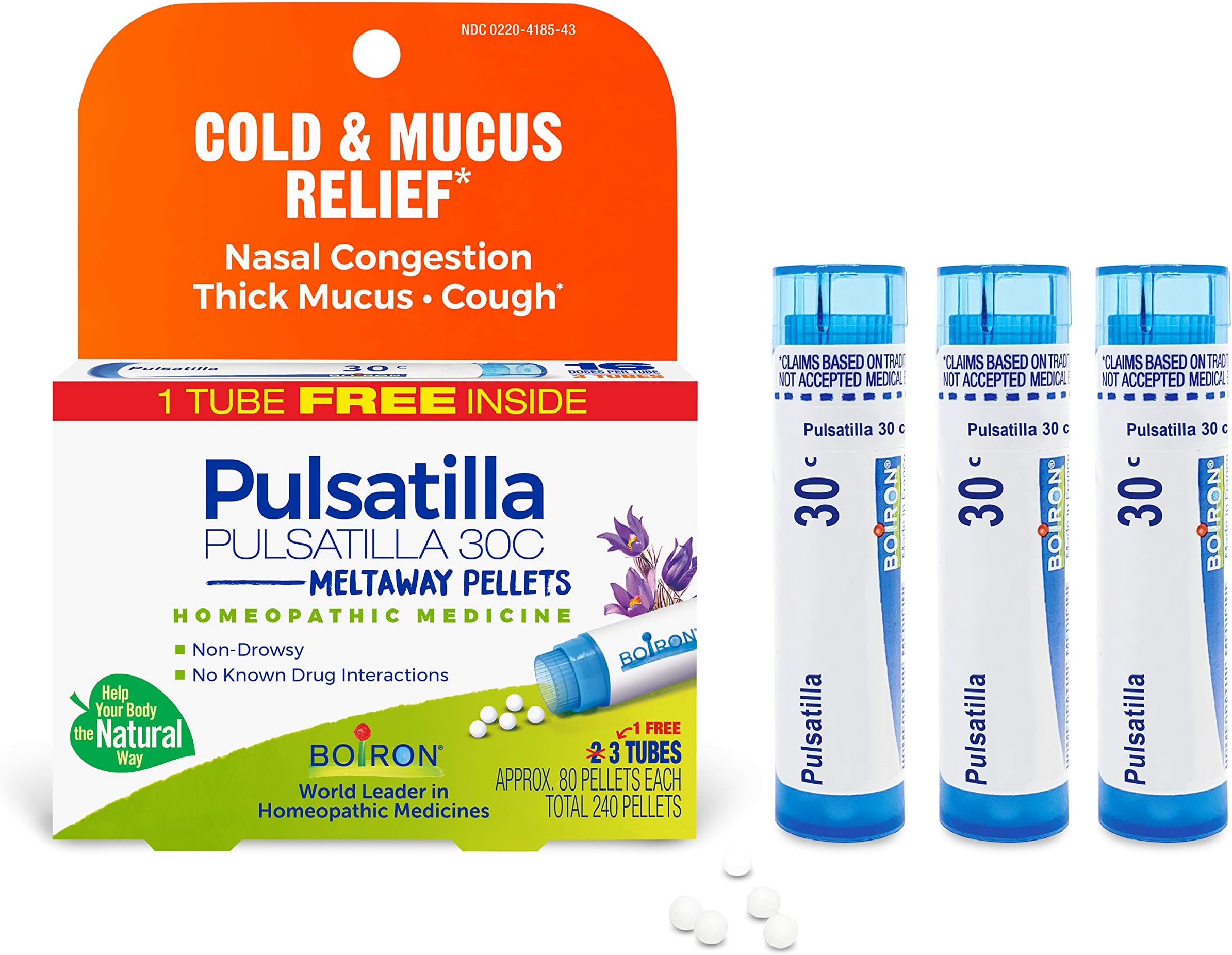 Amazon.com: Boiron Chestal Pellets for Cough and Mucus Relief, Nasal or ...