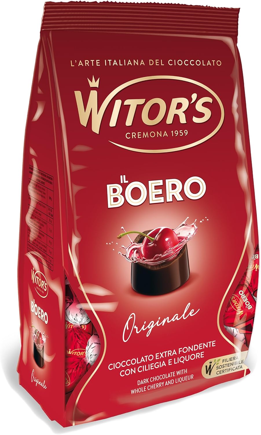 WITOR’S - Il Boero Originale - Cioccolatini Ripieni con Cuore di ...