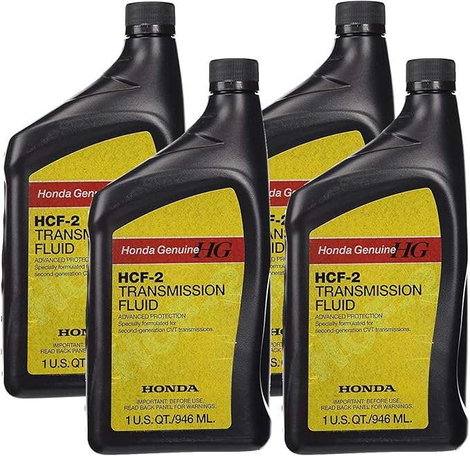 Amazon.com: Genuine OEM HCF-2 CVT 4 Quarts Automatic Transmission Fluid (4x1 Qt) For Honda ...