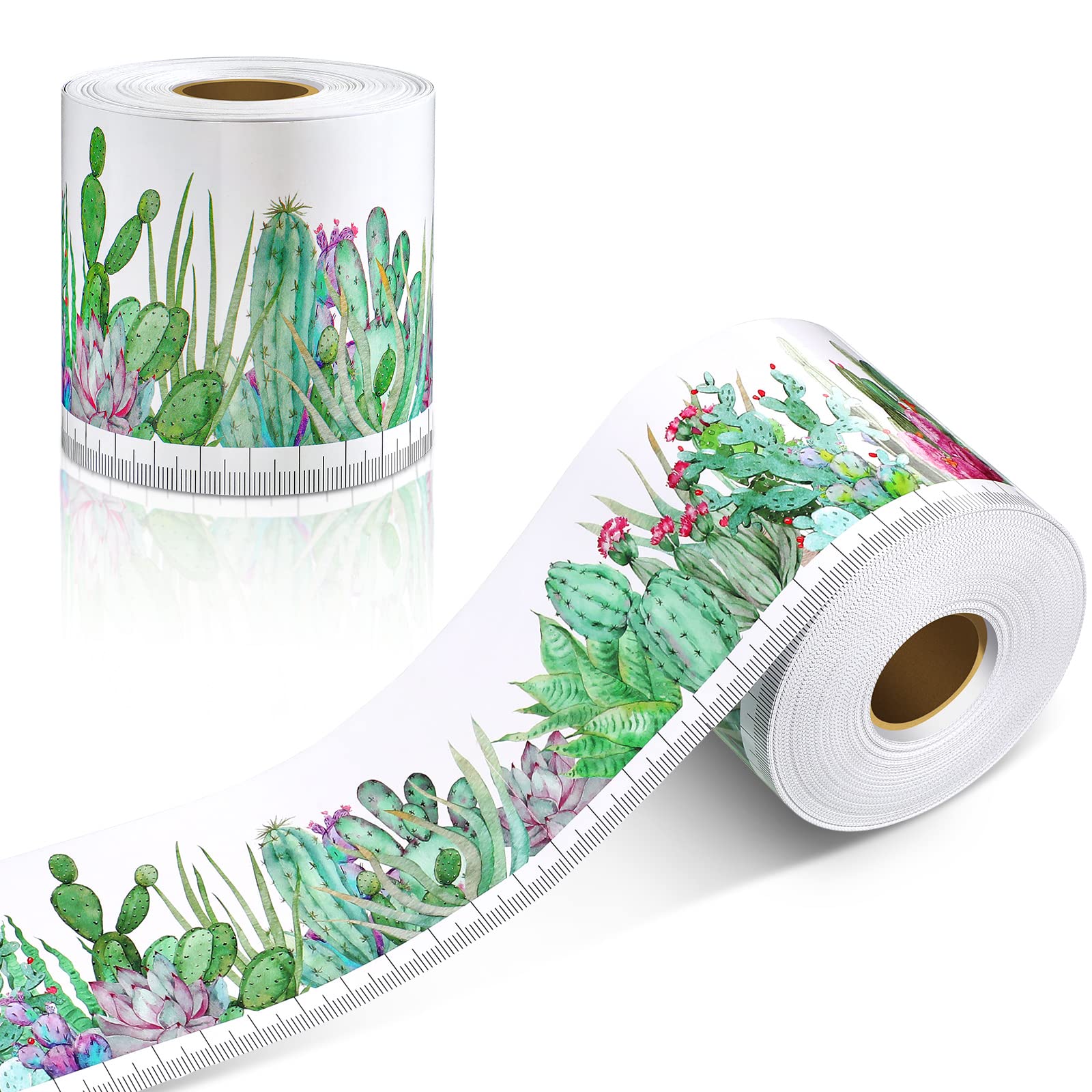 Watercolor Cactus Bulletin Board Borders Succulent Straight Border Trim ...