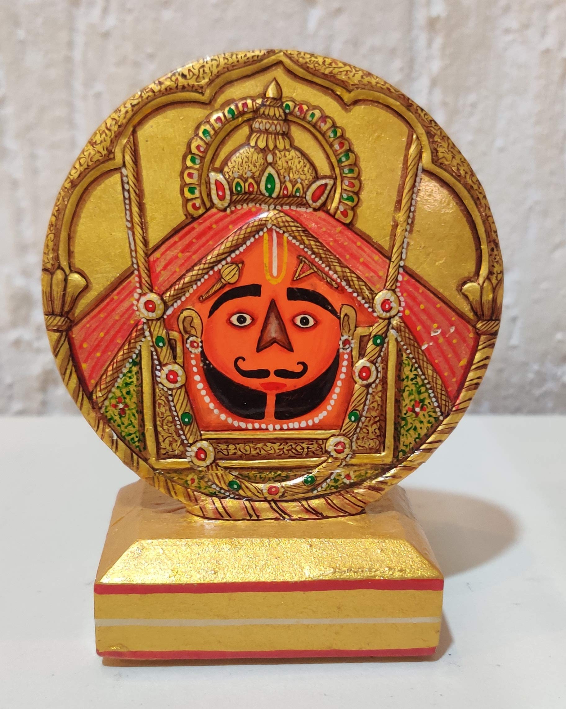 Buy Urja Utsav Lord Pure Gold Salasar Balaji Hanuman ji Maruti Idol for ...