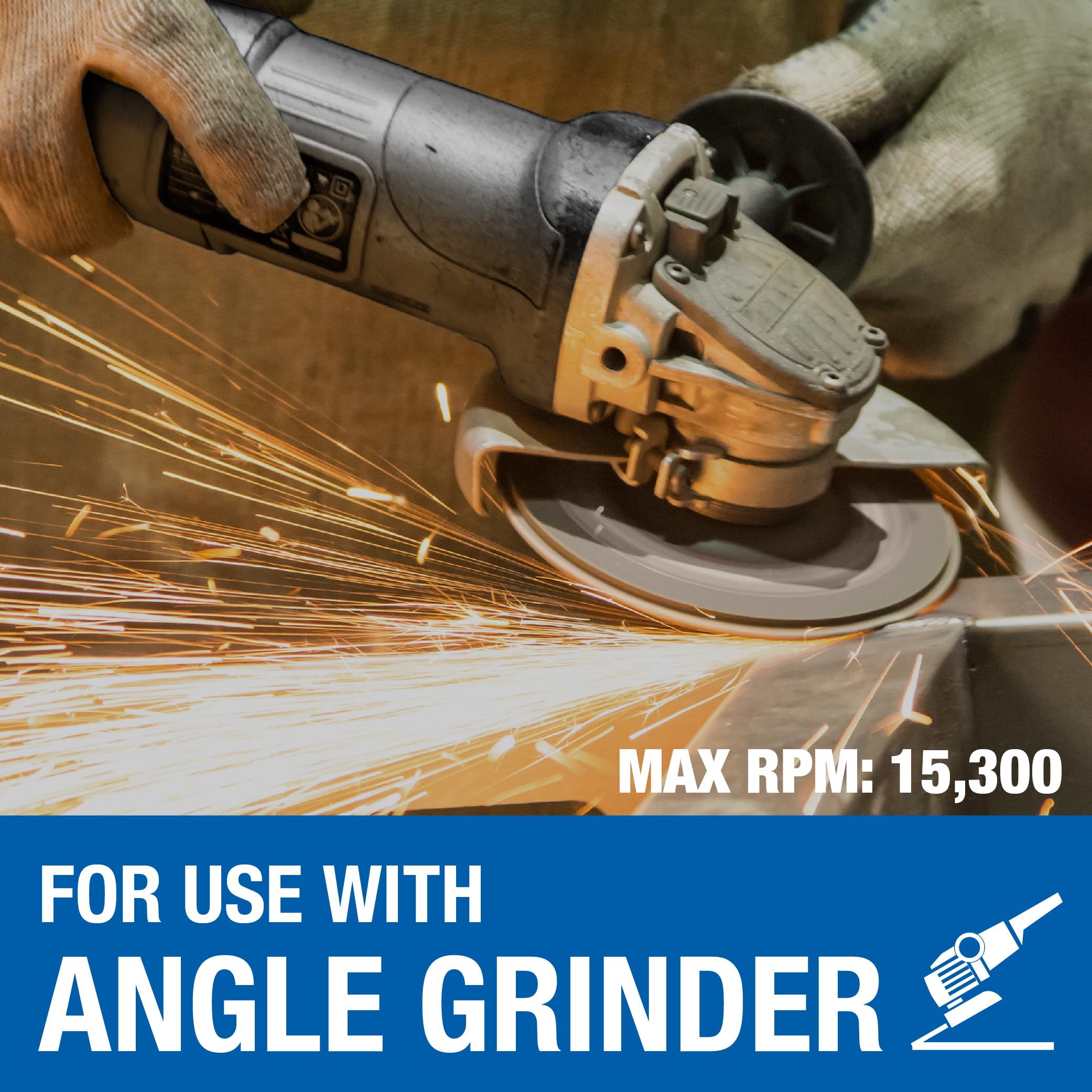 Snapklik.com : 326438-4" X 3/8"-24 Turbo Backing Pad For Fibre Discs