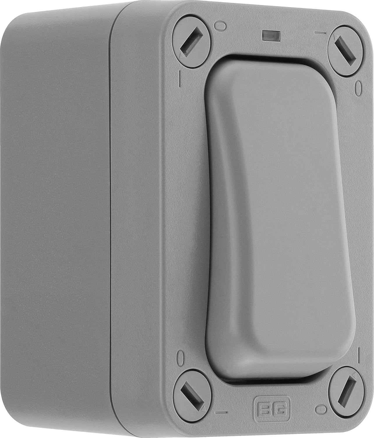 BG Electrical WP12S Single Slim 2-Way Outdoor Weatherproof Switch, IP66 ...