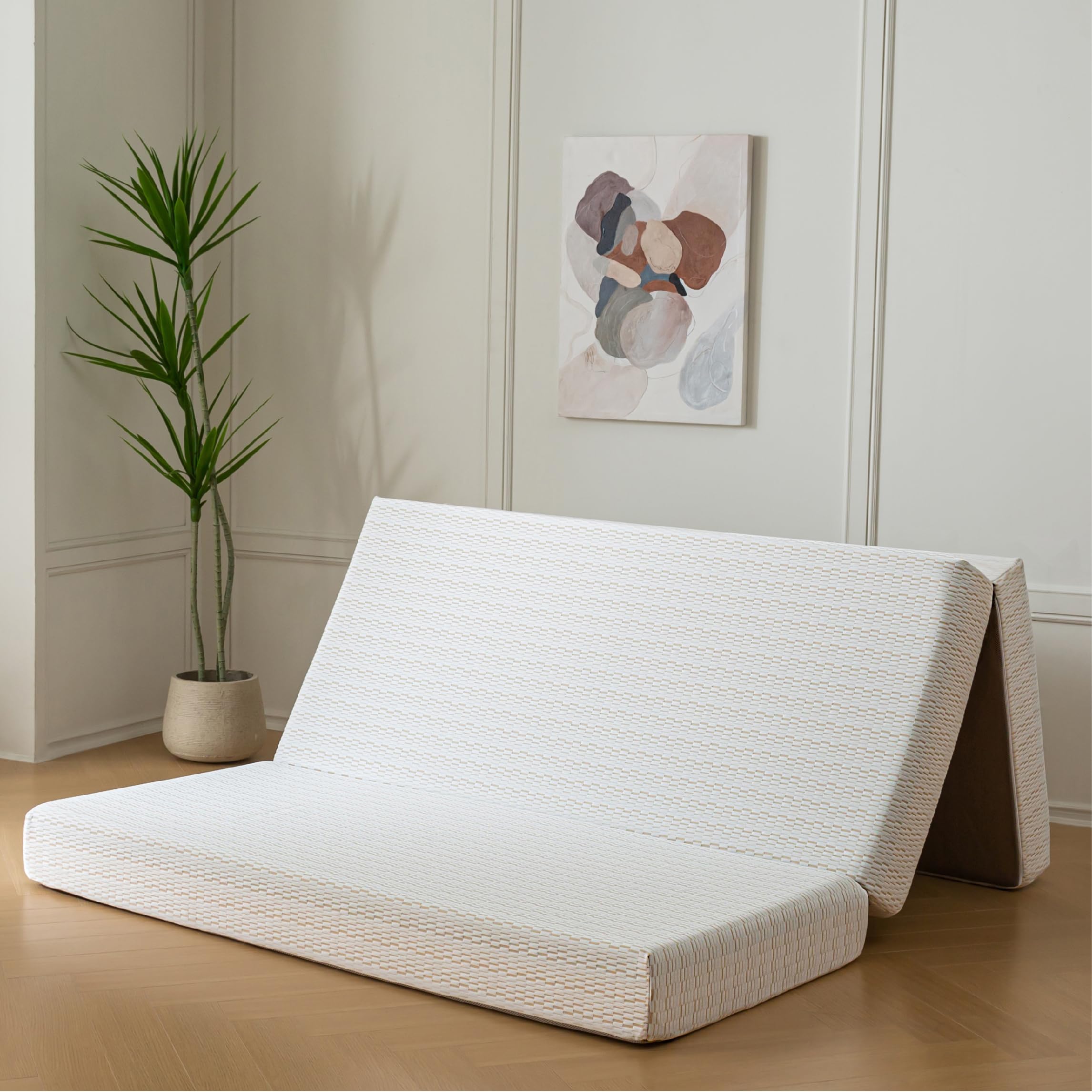 Amazon.com: CH CHARME HOUSE Folding Mattress, 6 inch Trifold Mattress ...