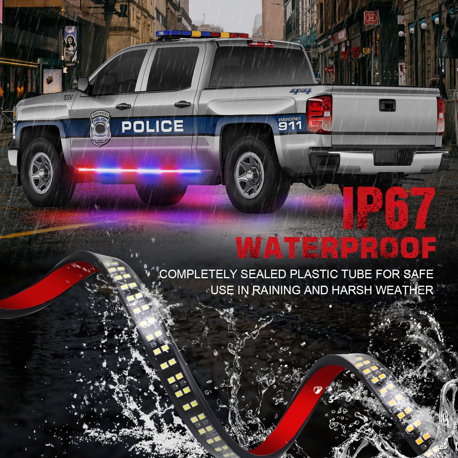 Automotive Led Light Strips For Police Vehicles Putco E Blade LED