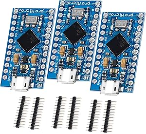 Pro Micro with 32u4 chip Development Board Binghe 3 pcs Pro Micro 5V ...