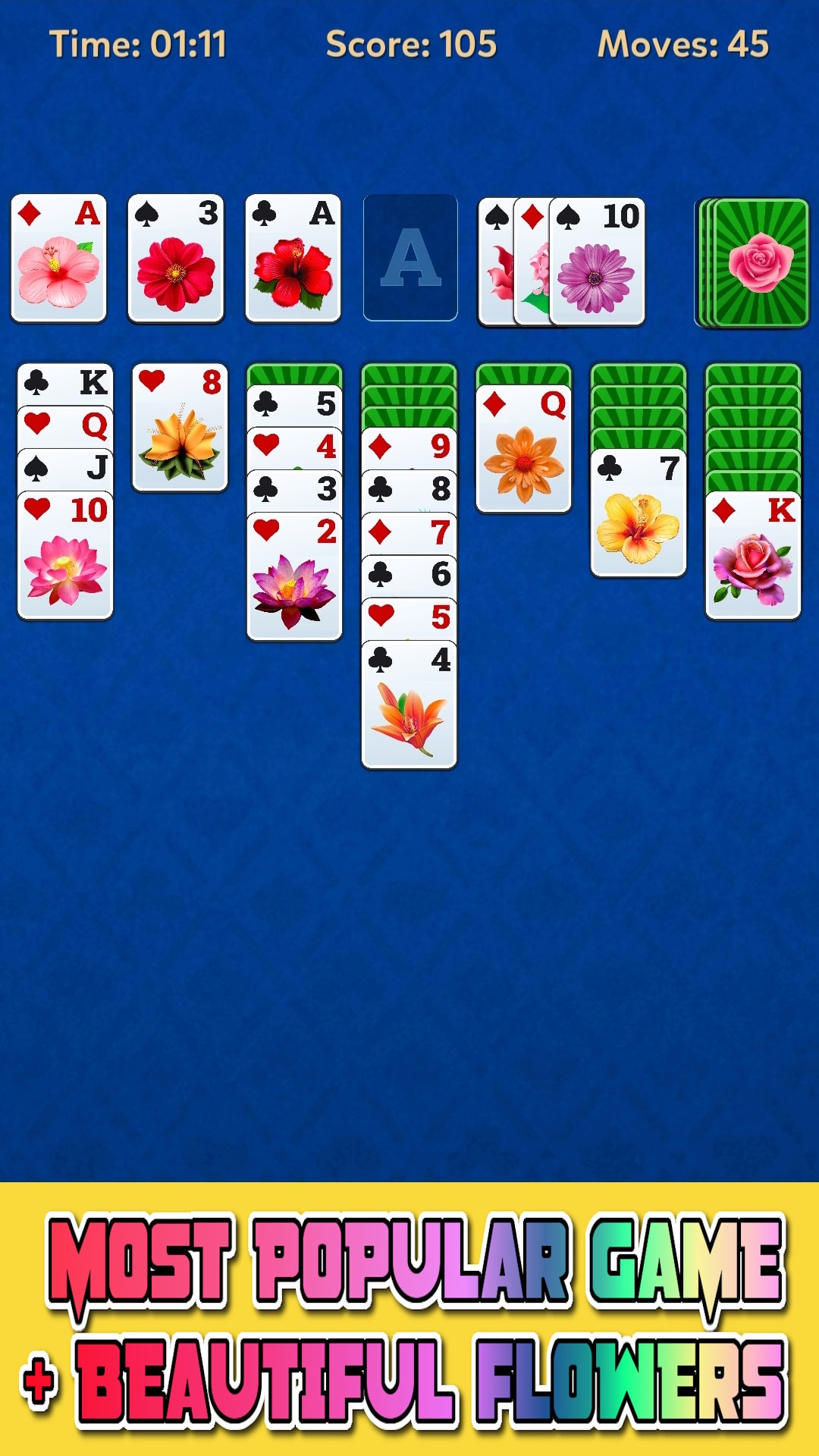 Flower solitaire free solitare card games for kindle fire - App on ...