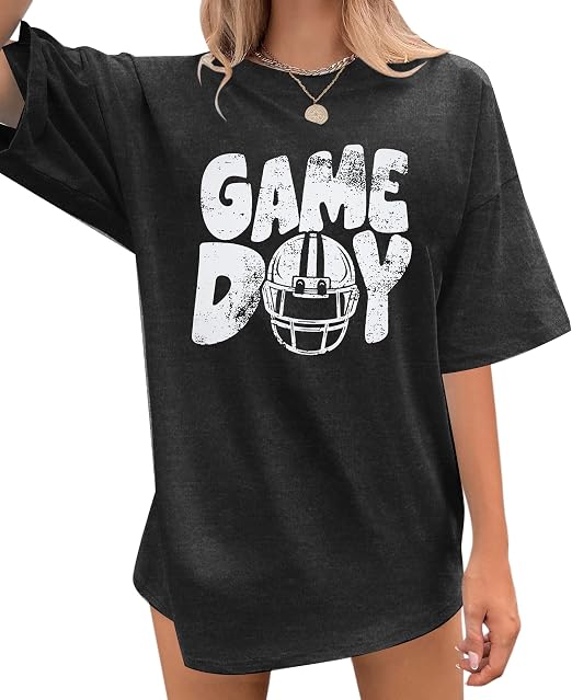 FLOYU Game Day Shirts Women Football T Shirt Sunday Funday Football ...