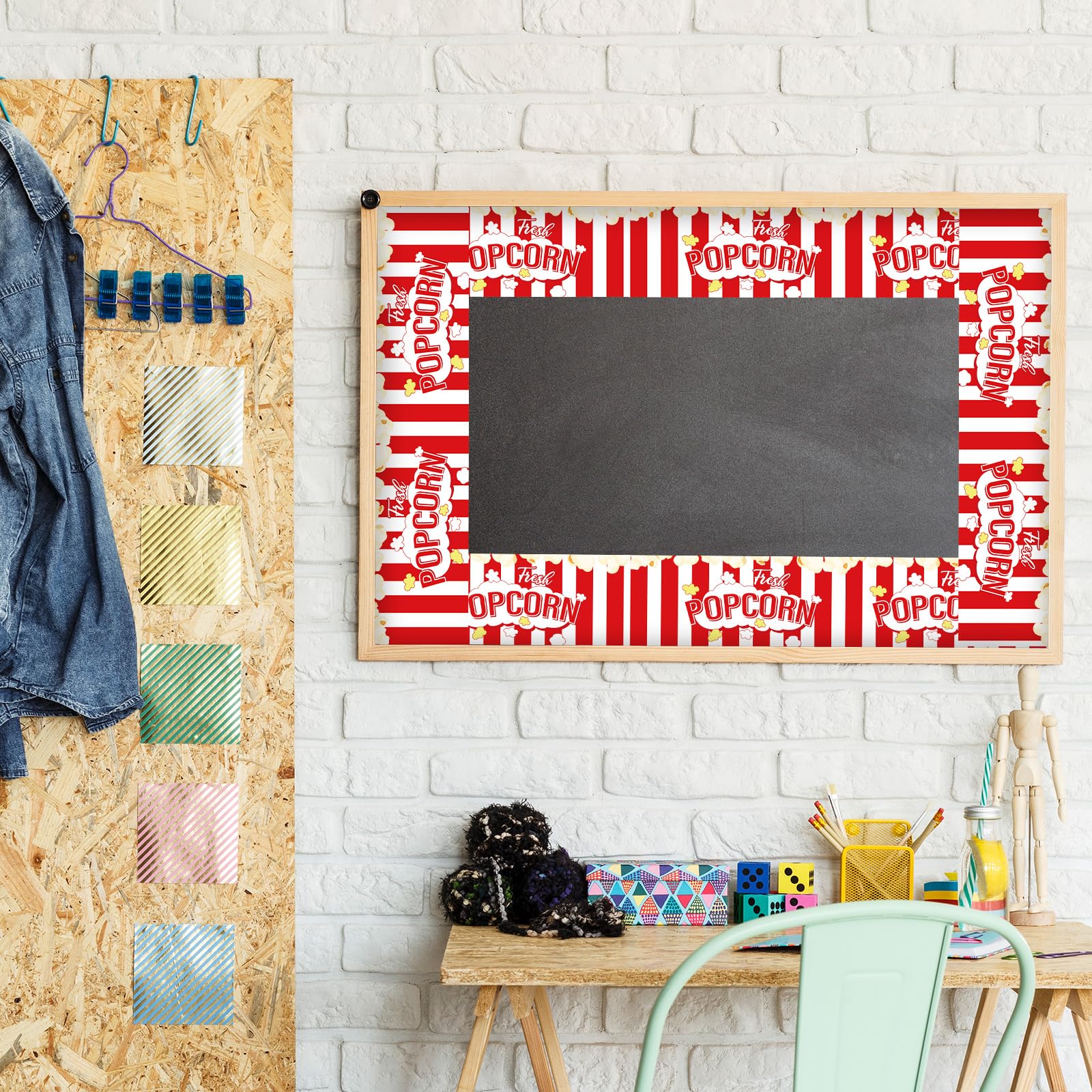 Popcorn Border For Bulletin Board