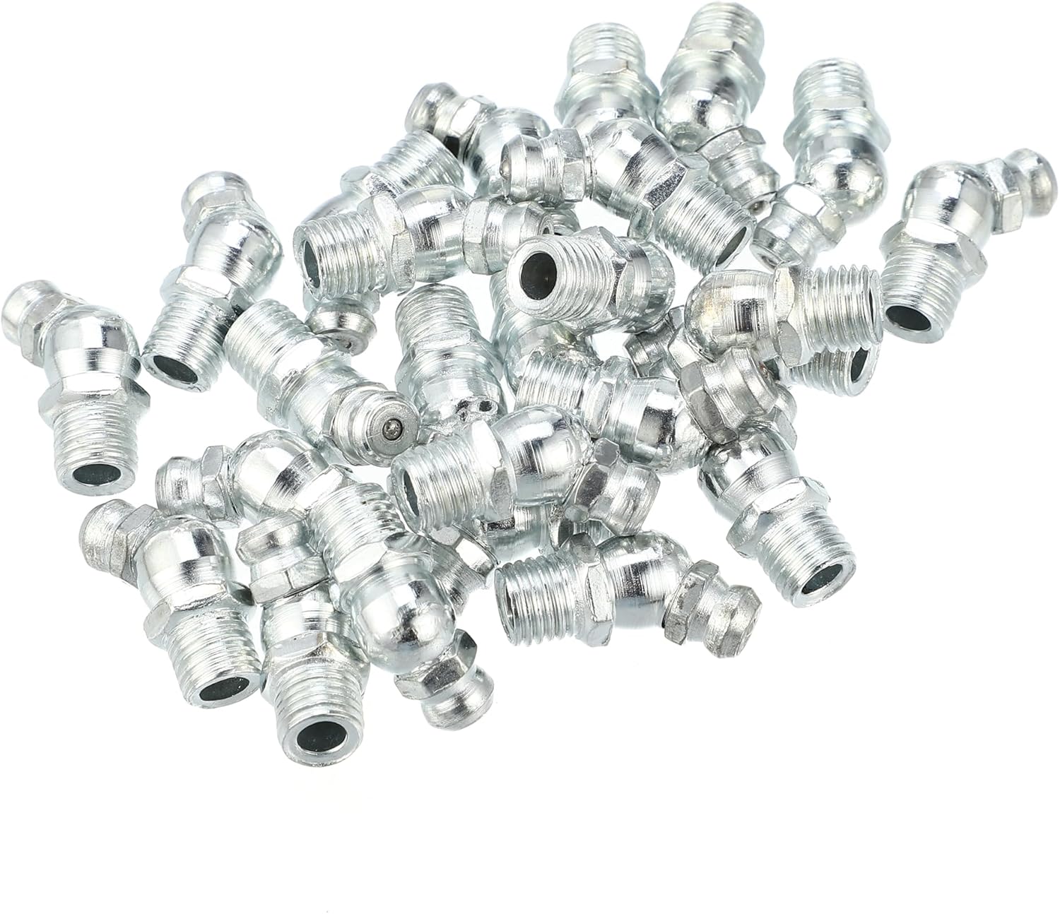 Amazon.com: X AUTOHAUX 25pcs M8x1 Grease Nipple Fitting Bend 45 Degree ...