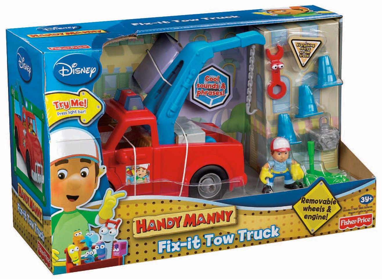 Handy Manny Tow Truck FISHER PRICE LET'S GO TO WORK Handy Manny 2007