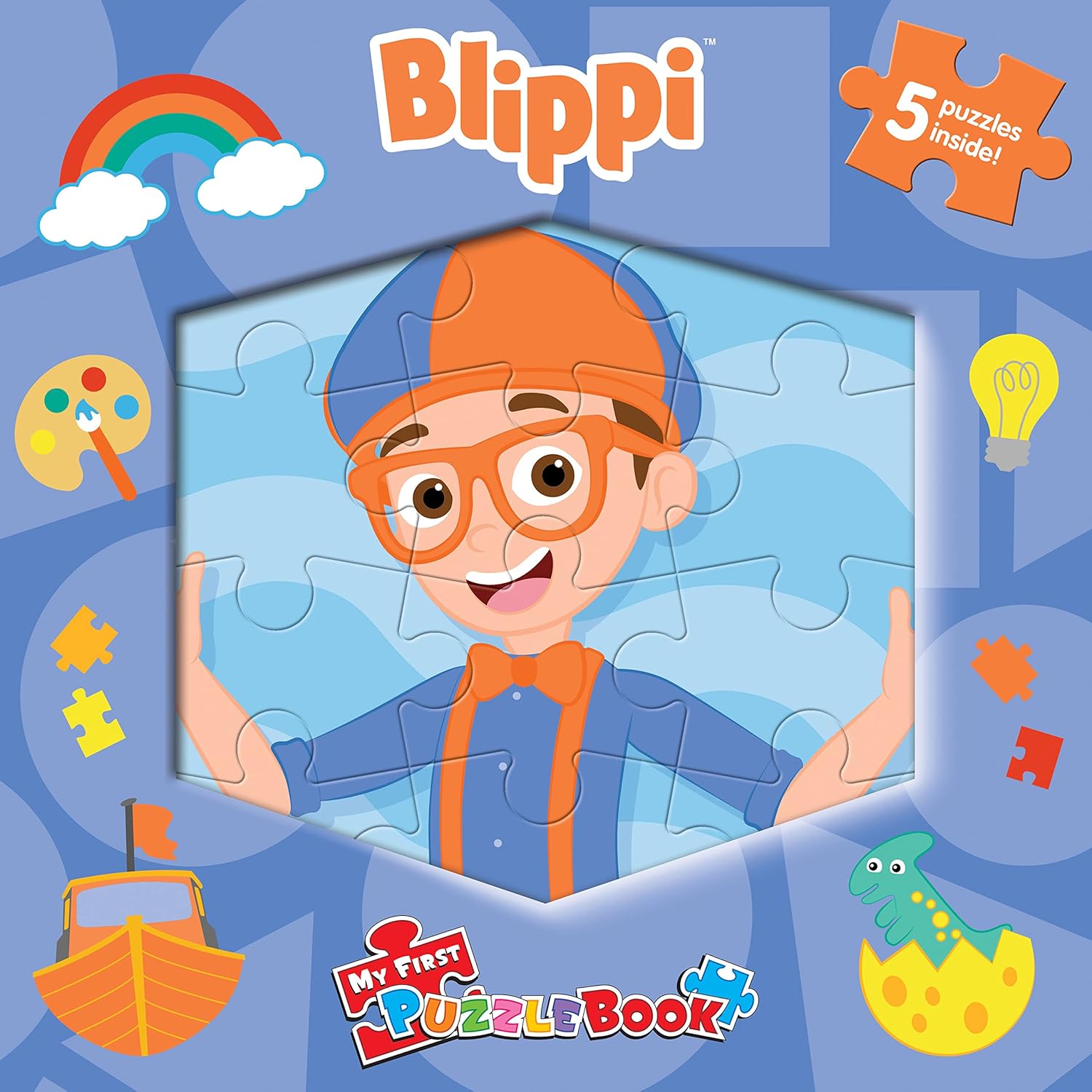 BLIPPI MY FIRST PUZZLE BOOK: BLIPPI: Phidal Publishing Inc ...