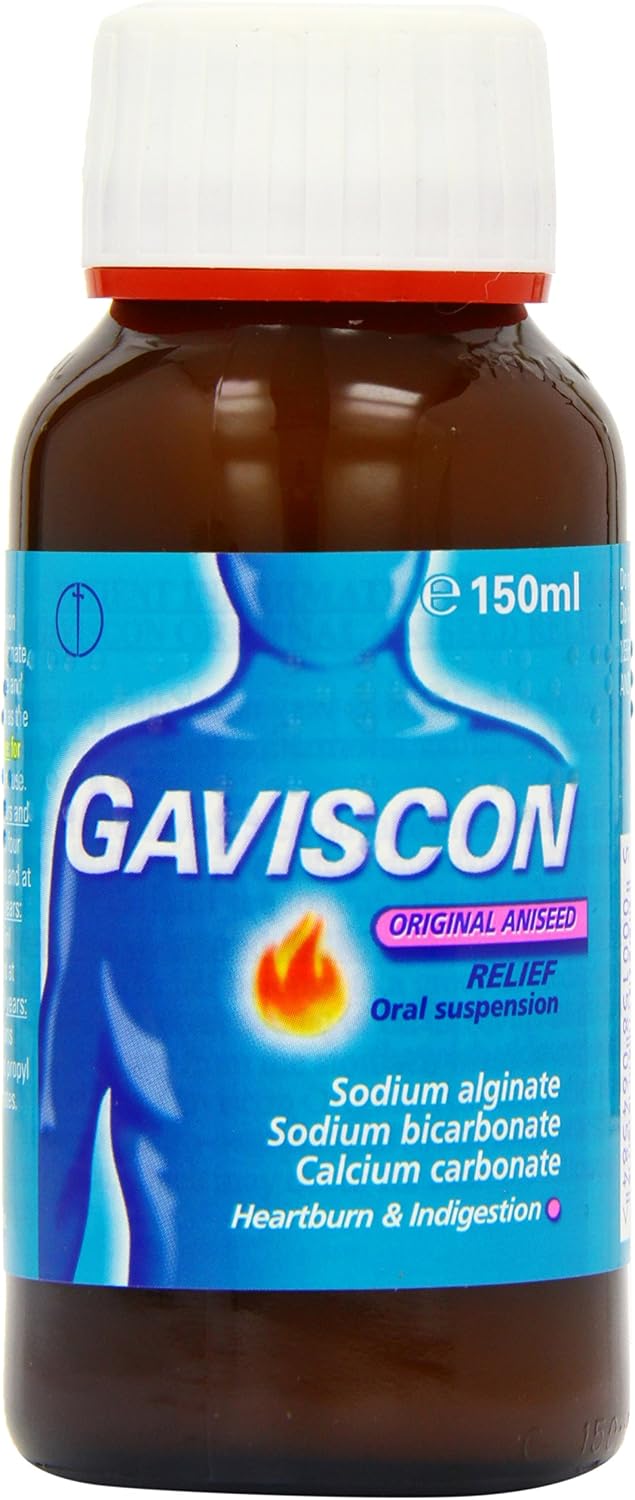 Gaviscon Original Aniseed Relief Oral Suspension, 150ml : Amazon.co.uk ...