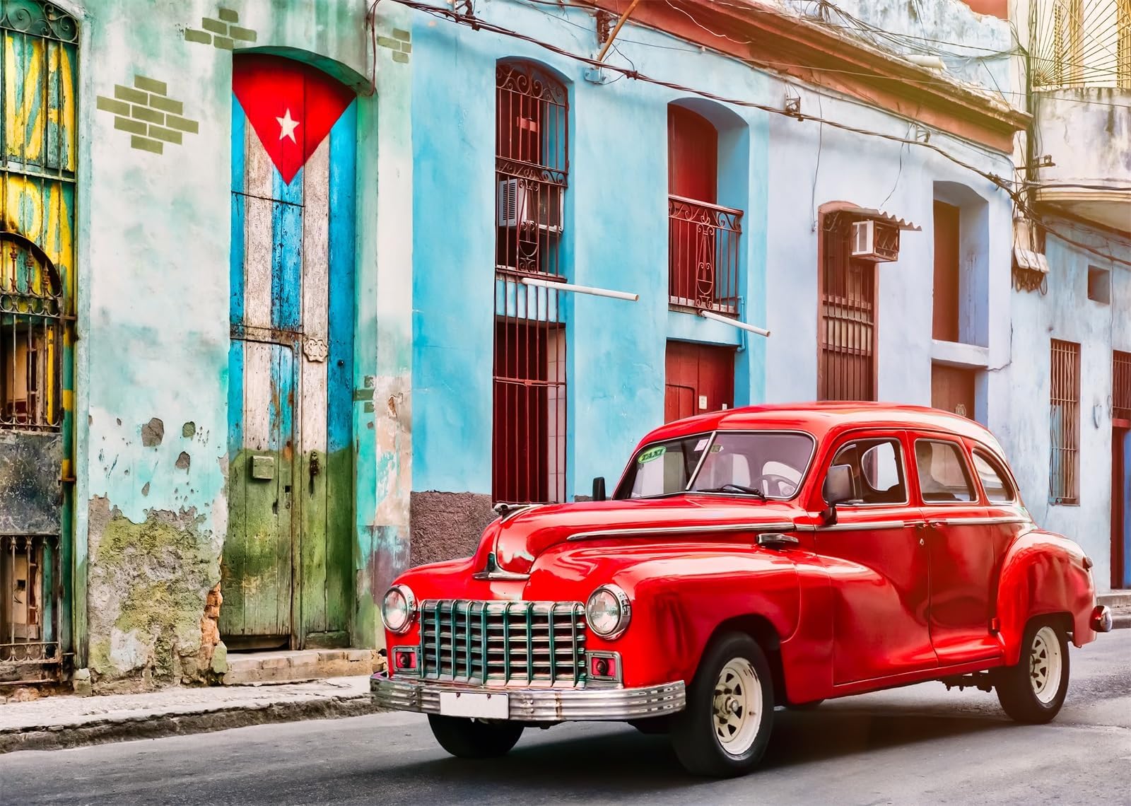 Amazon.com : EOA 7(W) x5(H) FT Cuba Havana City Backdrop for ...