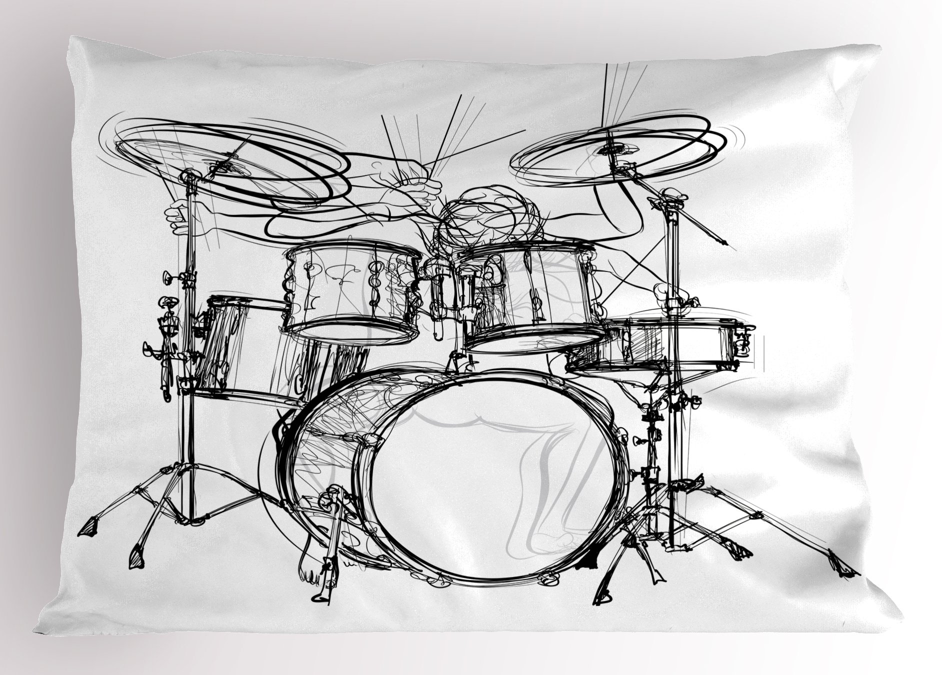 Rock Drummer Drawing