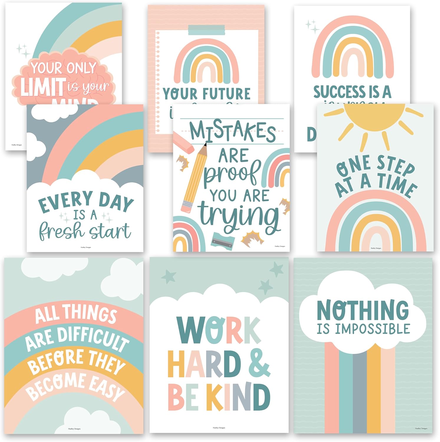 9 Boho Classroom Motivational Posters For Classroom Nepal | Ubuy