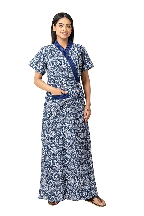 Buy Hydes Babydoll® 100% Pure Cotton Robe, Housecoat, Nighty, Sleepwear ...