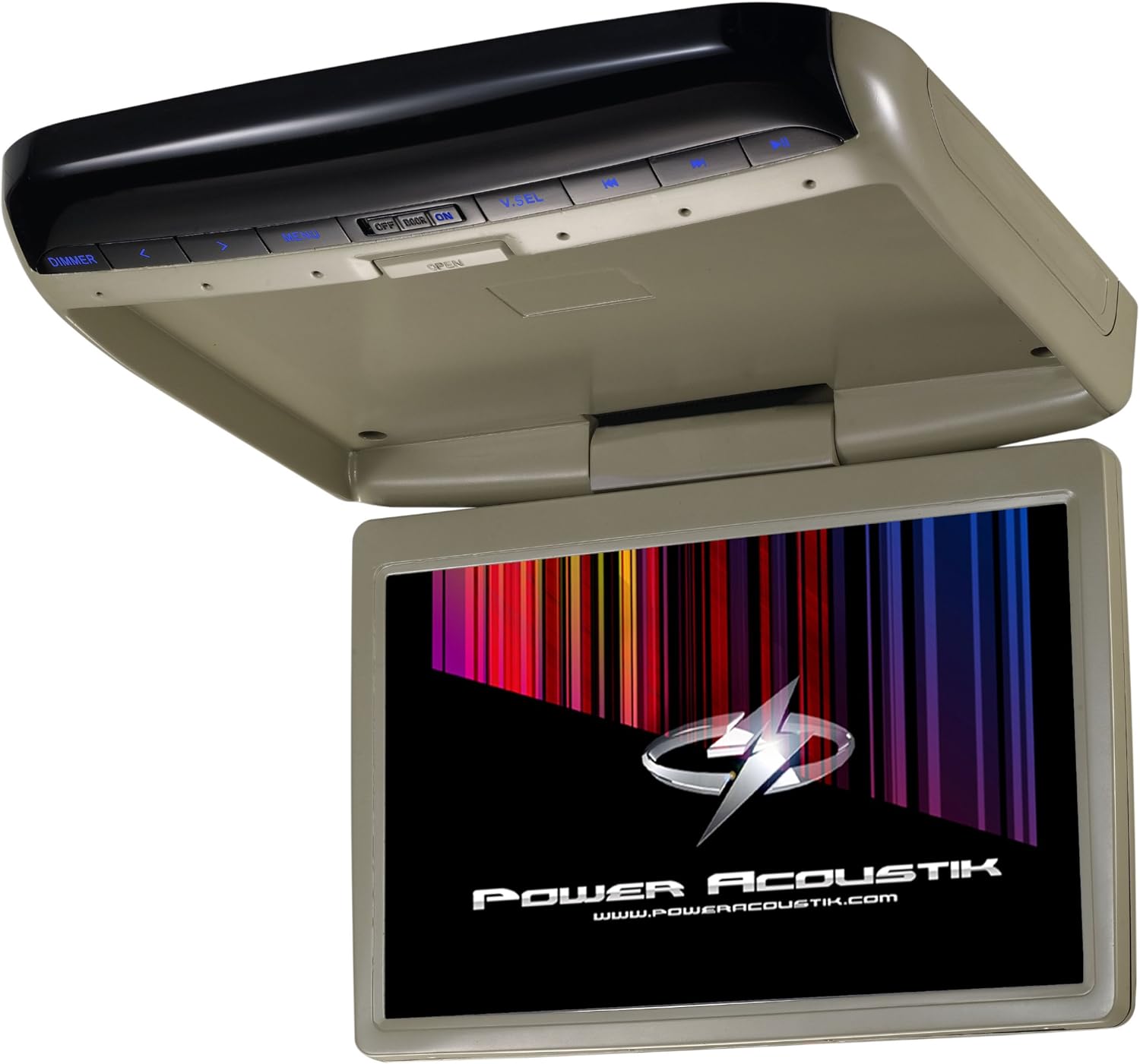 Amazon.com: Power Acoustik PMD-122CMBG Beige Ceiling Mount 12.1-Inch 16 ...