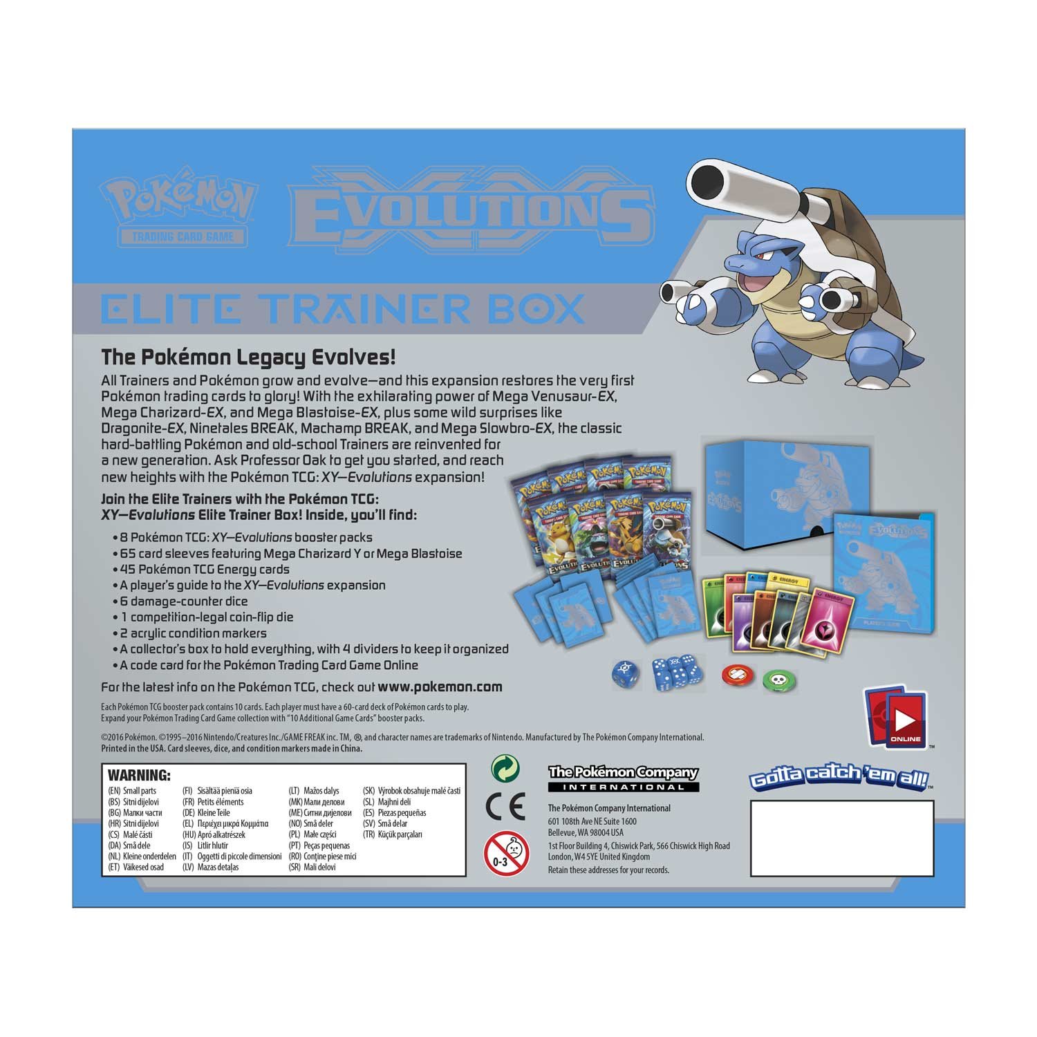Buy Pokemon Trading Card Game XY12 Elite Trainer Box - Evolutions ...