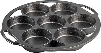 Amazon.com: Lodge Cast Iron Mini Cake Pan: Home & Kitchen