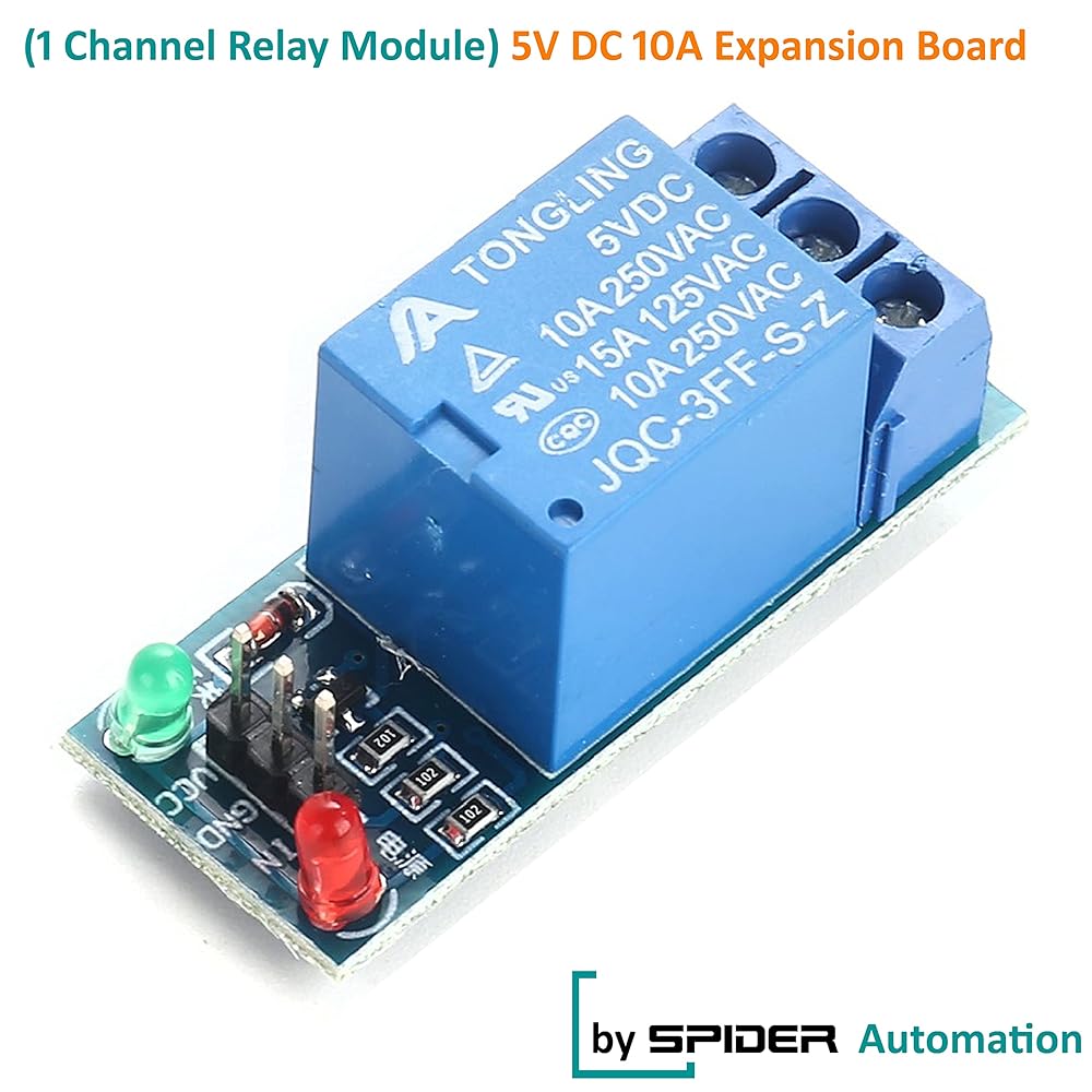 SPIDER Automation (1 Channel Relay Module) 5V DC Nepal | Ubuy