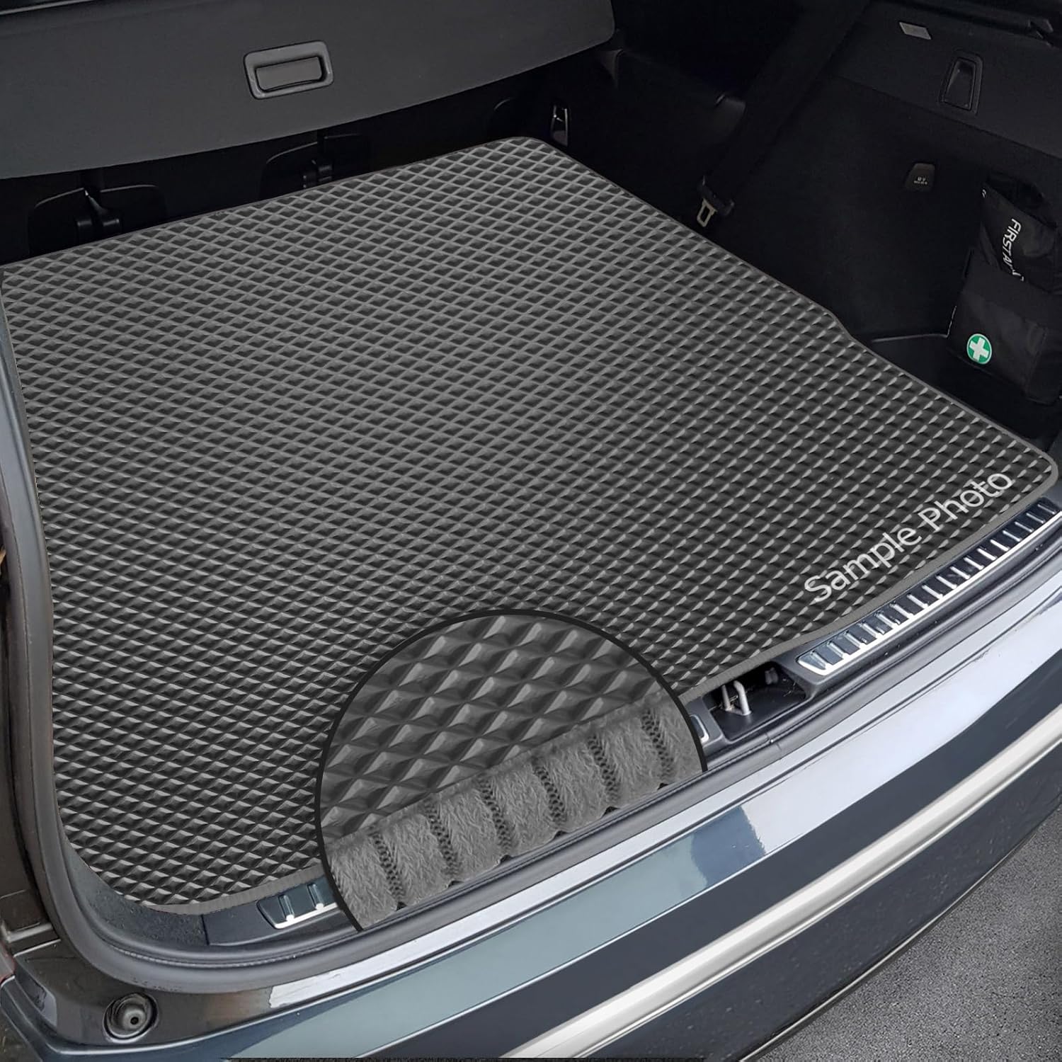 To fit Mazda MX-30 Electric (2020+) Tailored Diamond Rubber Boot Mat ...