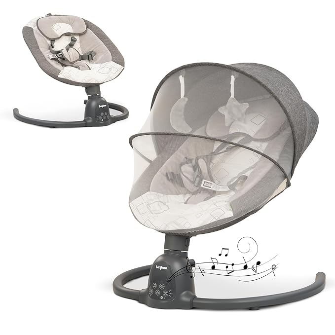 BAYBEE Automatic Electric Swing Cradle for New Born Baby with ...